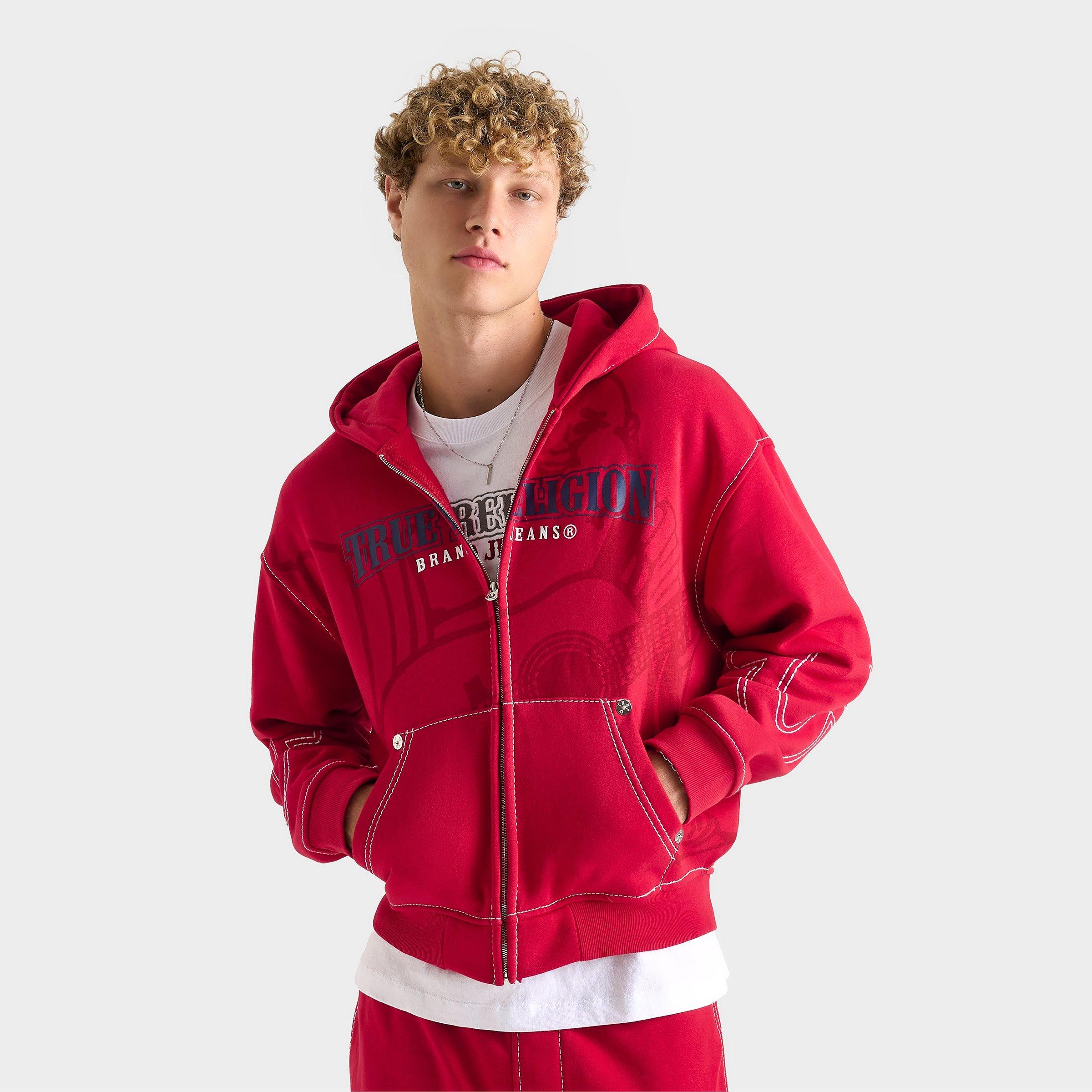 Click here for True Religion Mens Buddha Big T Full-Zip Hoodie in... prices