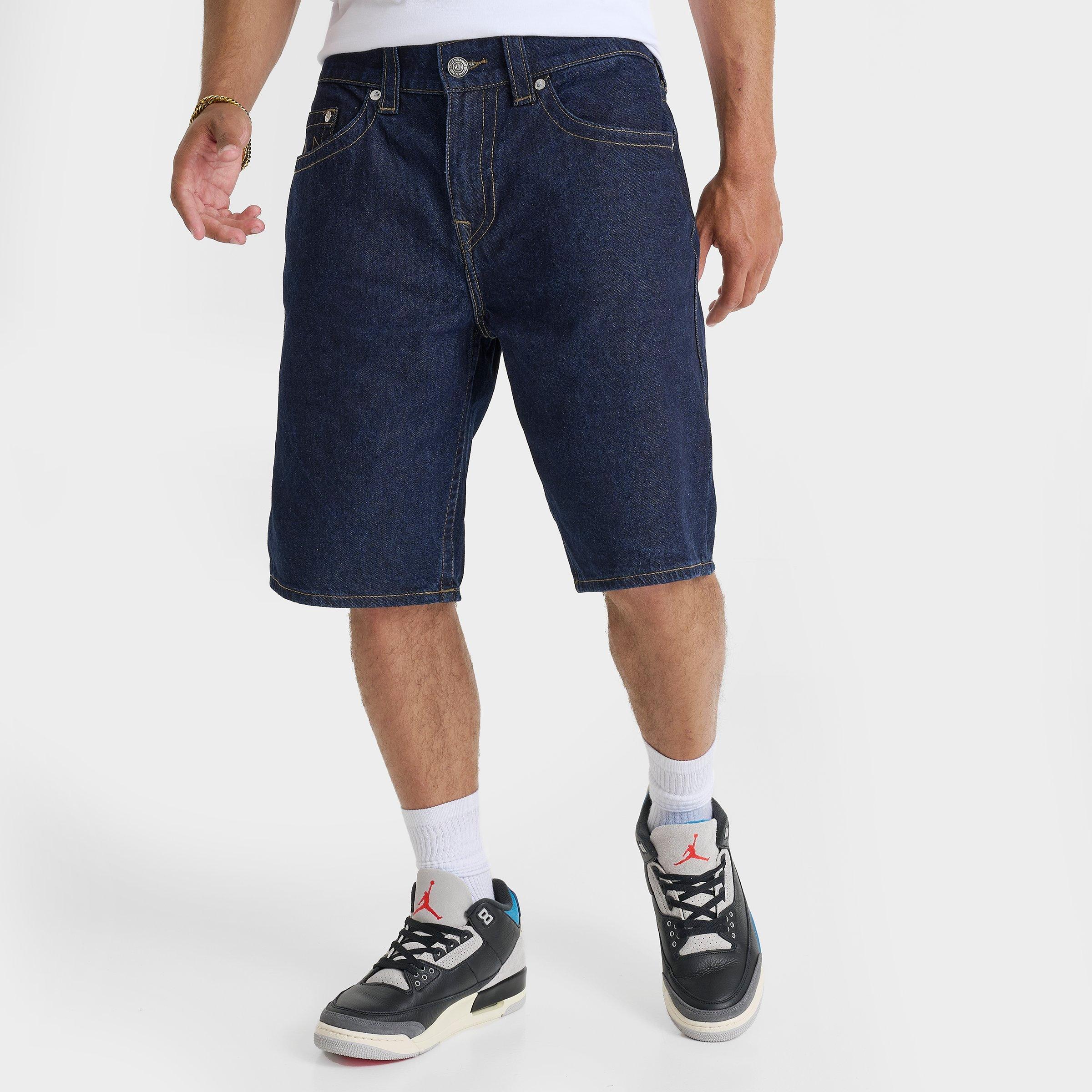 Click here for True Religion Mens Bobby Buddha Denim Shorts in Da... prices