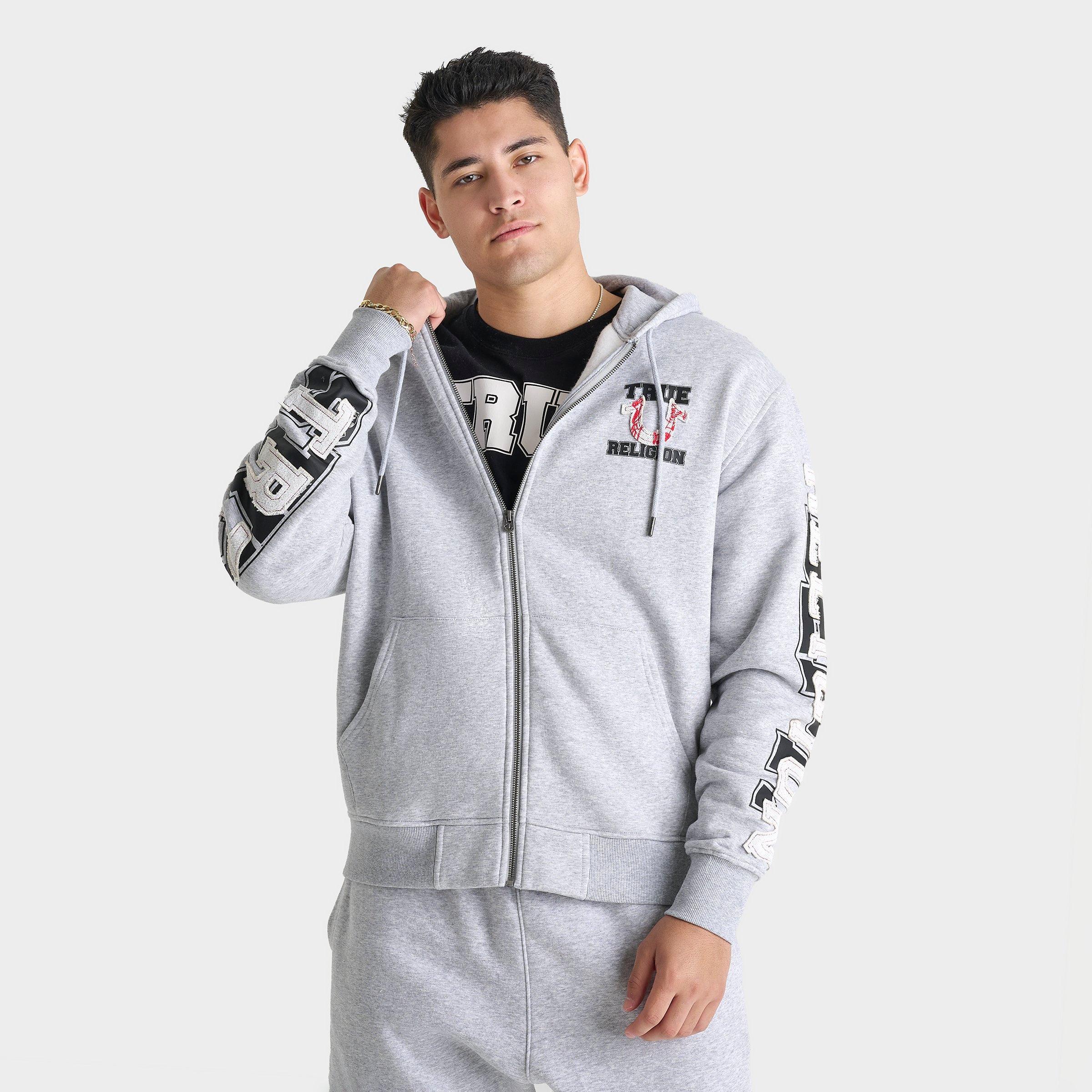 Click here for True Religion Mens Terry Appliqué Full-Zip Relaxed... prices