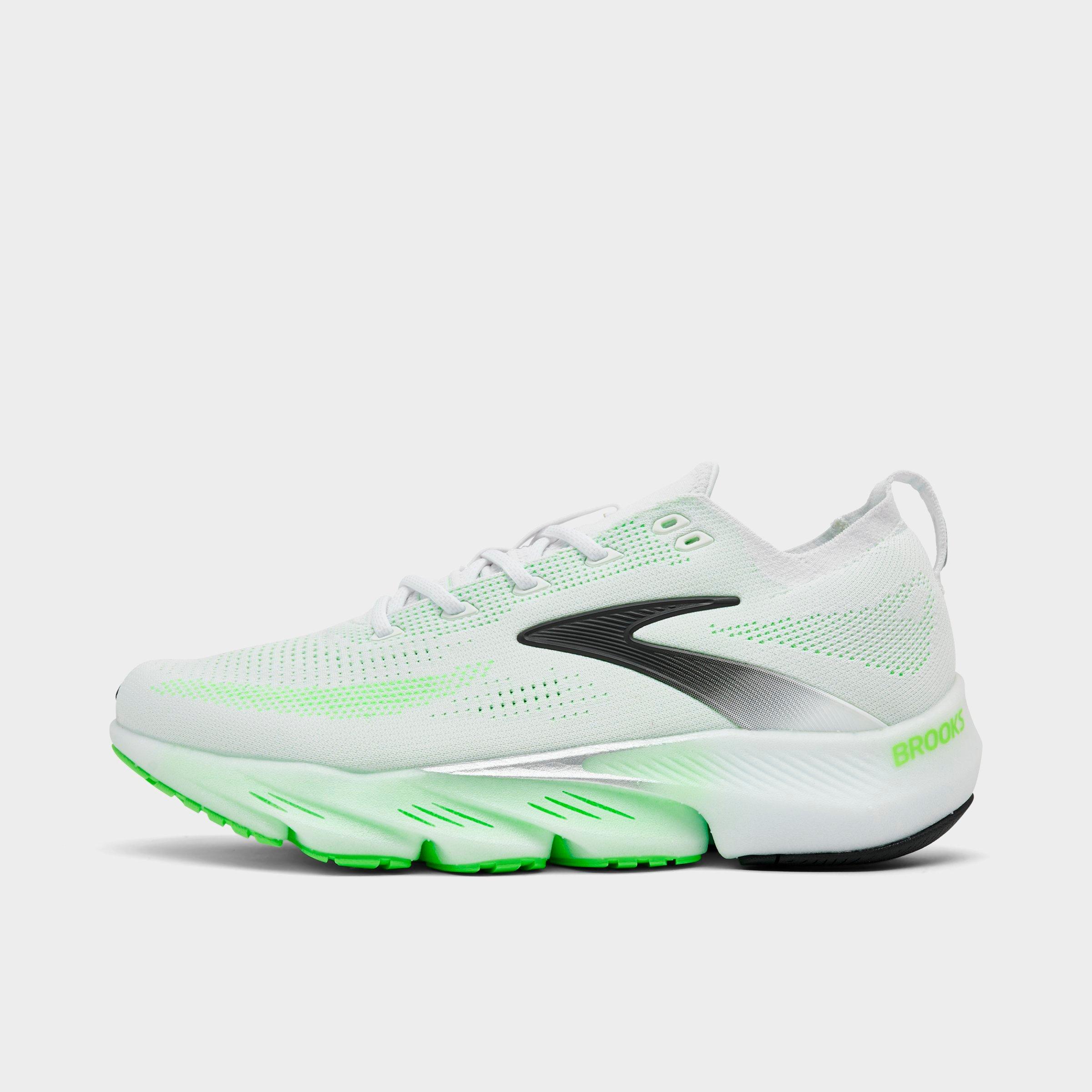 Click here for Brooks Mens Glycerin Flex Running Shoes in White/G... prices