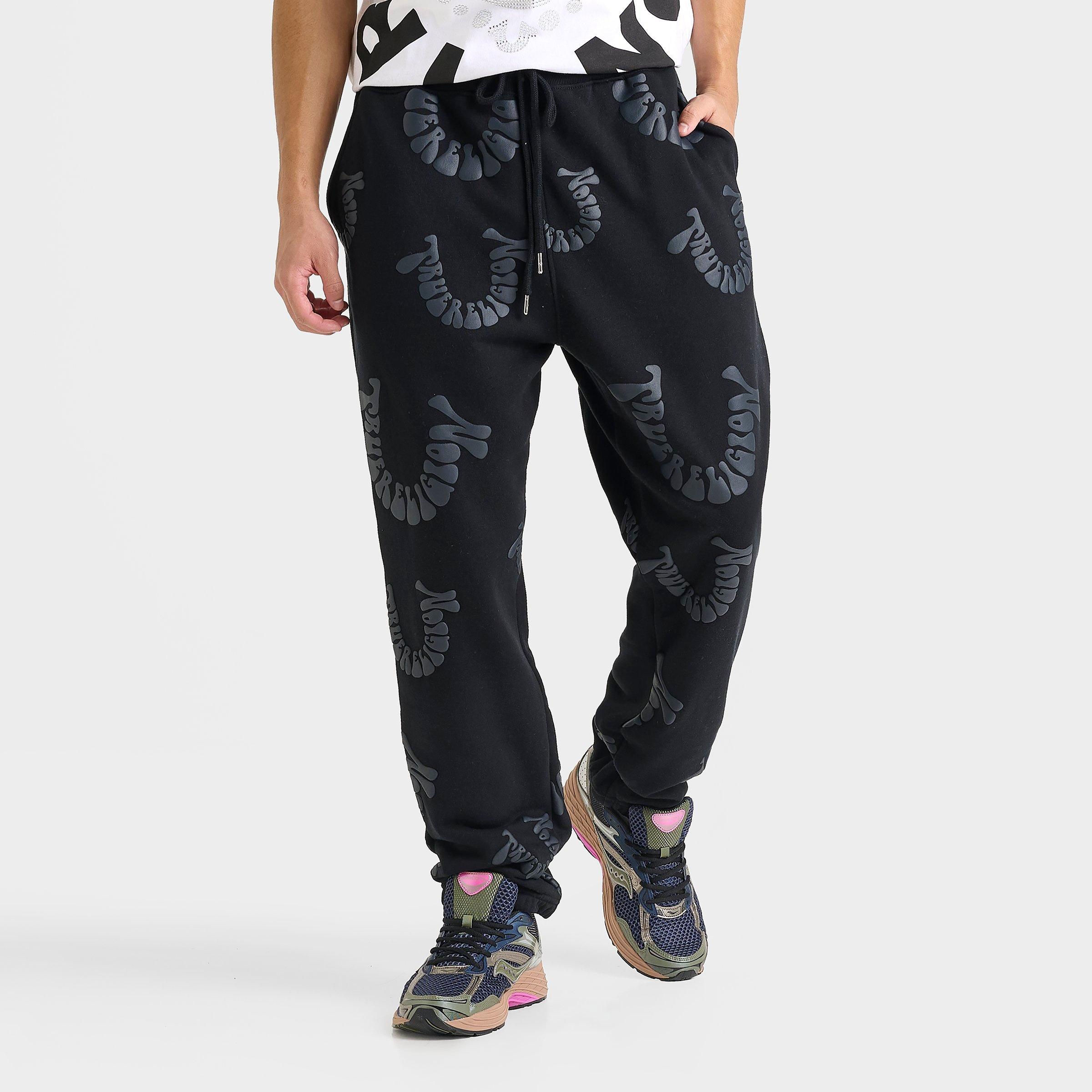 Click here for True Religion Mens Warped Logo Fleece Jogger Pants... prices