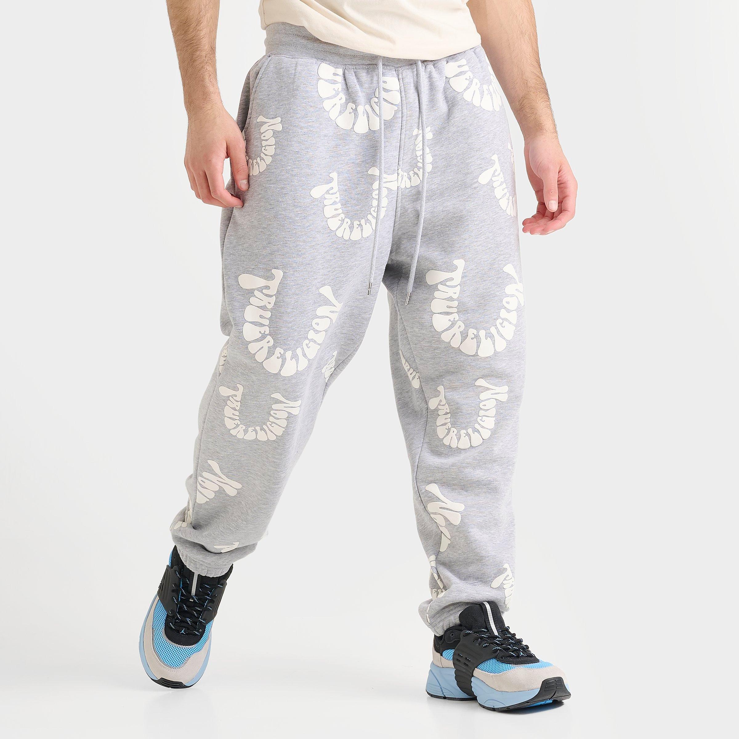 Click here for True Religion Mens Warped Logo Fleece Jogger Pants... prices