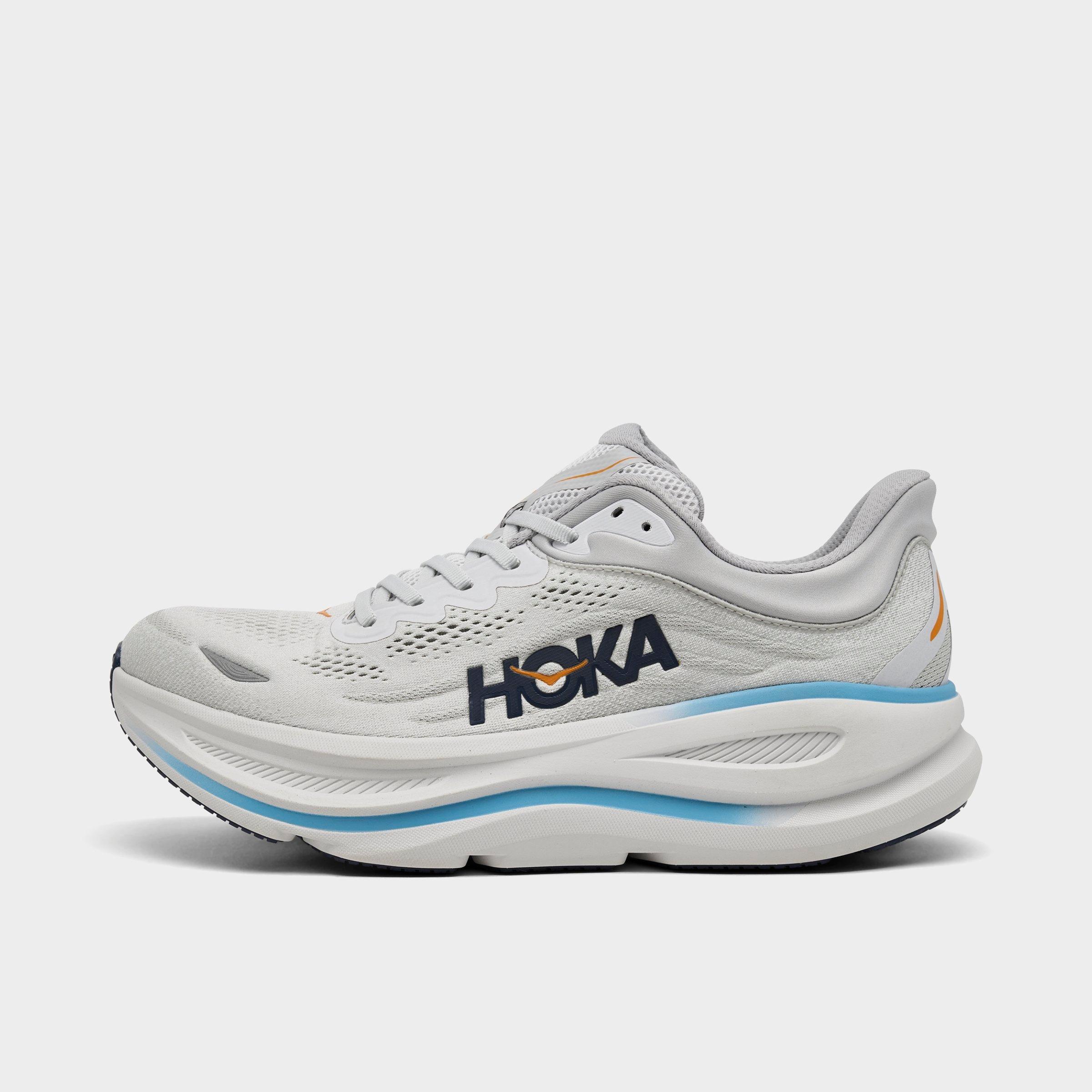 Click here for HOKA Mens Bondi 9 Running Shoes in Stardust/Cosmic... prices