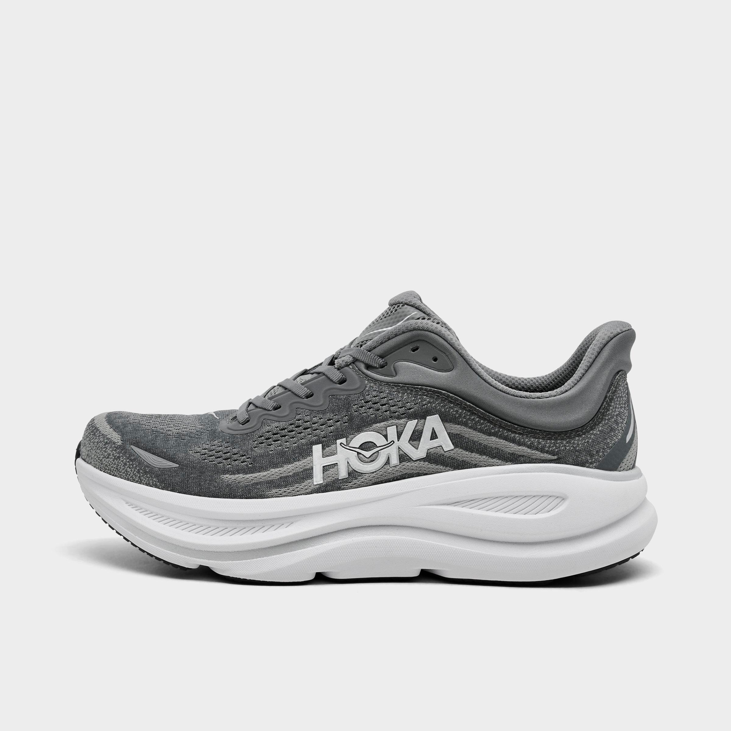 Click here for HOKA Mens Bondi 9 Running Shoes in Asteroid/Silver... prices