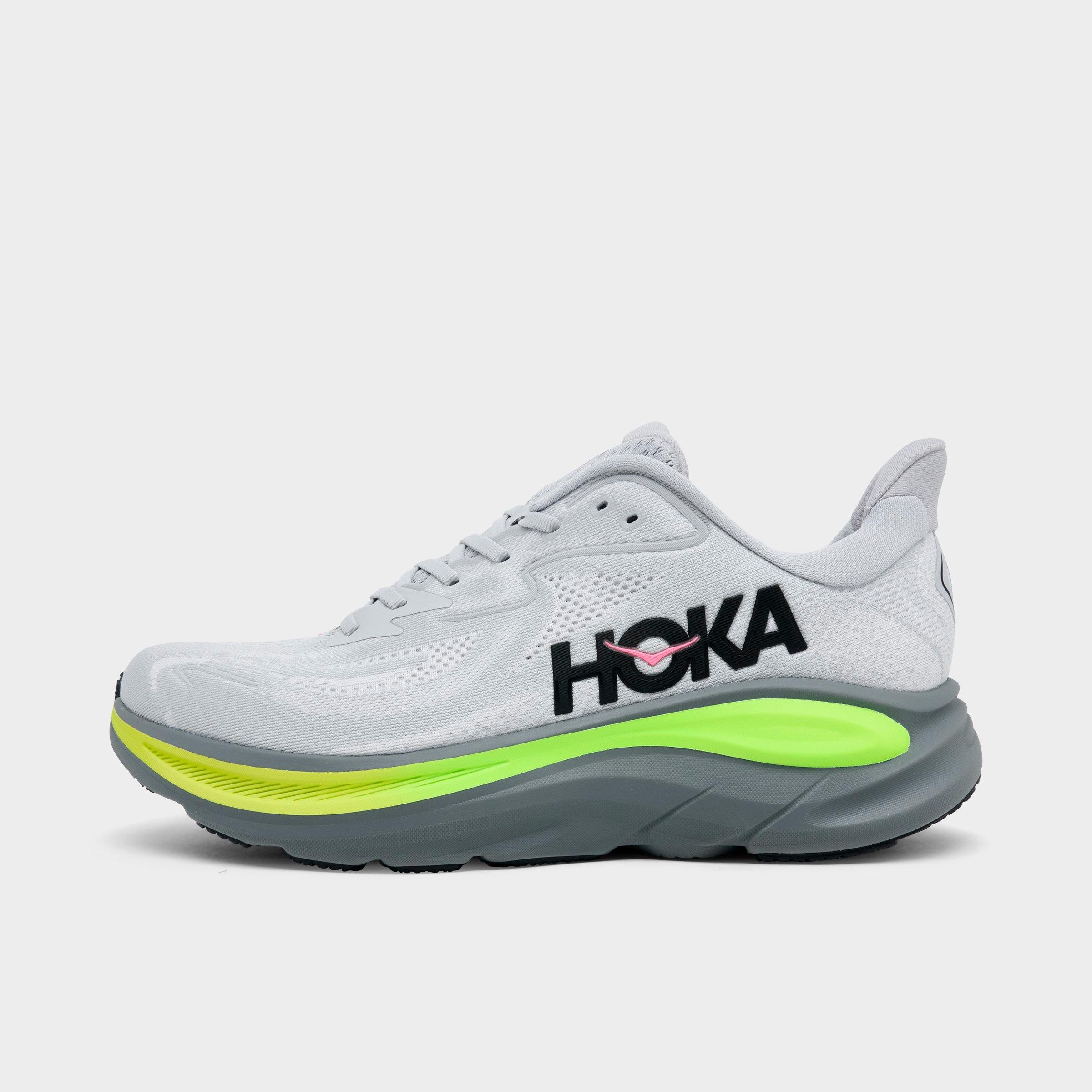 Click here for HOKA Mens Clifton 10 Running Shoes in Stardust/Ast... prices