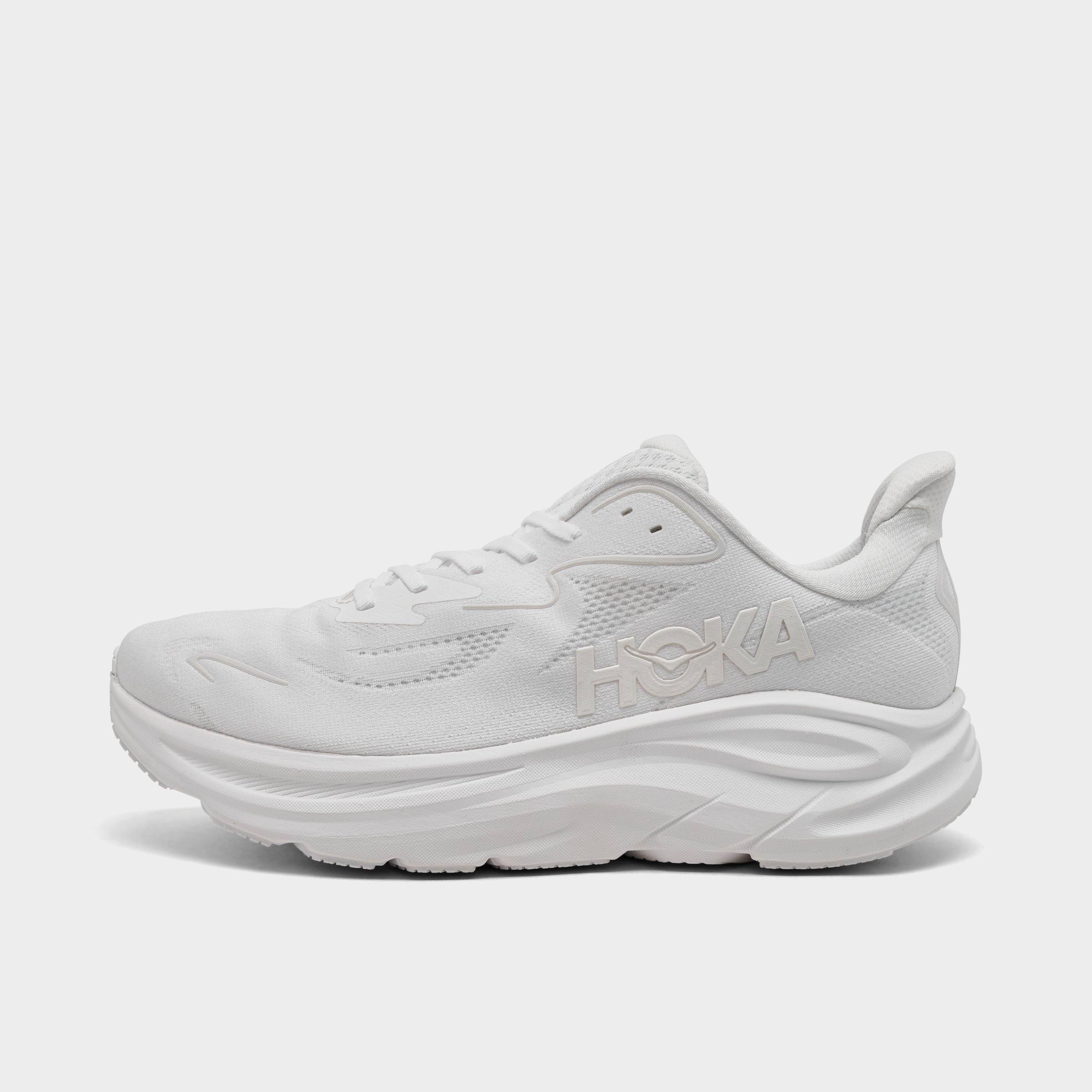 Click here for HOKA Mens Clifton 10 Running Shoes in White Size:... prices