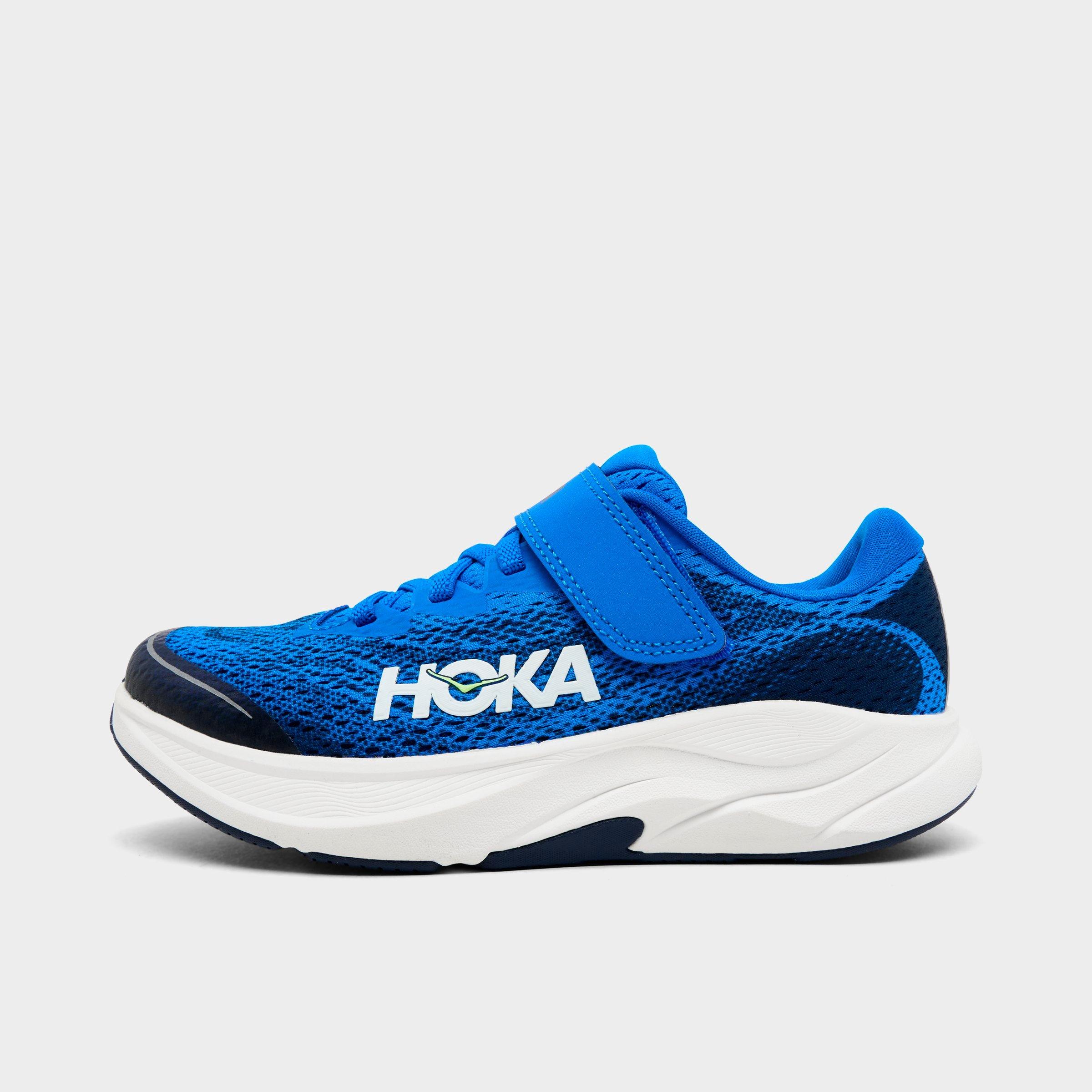Click here for HOKA Little Kids Rincon 4 Stretch Lace Running Sho... prices