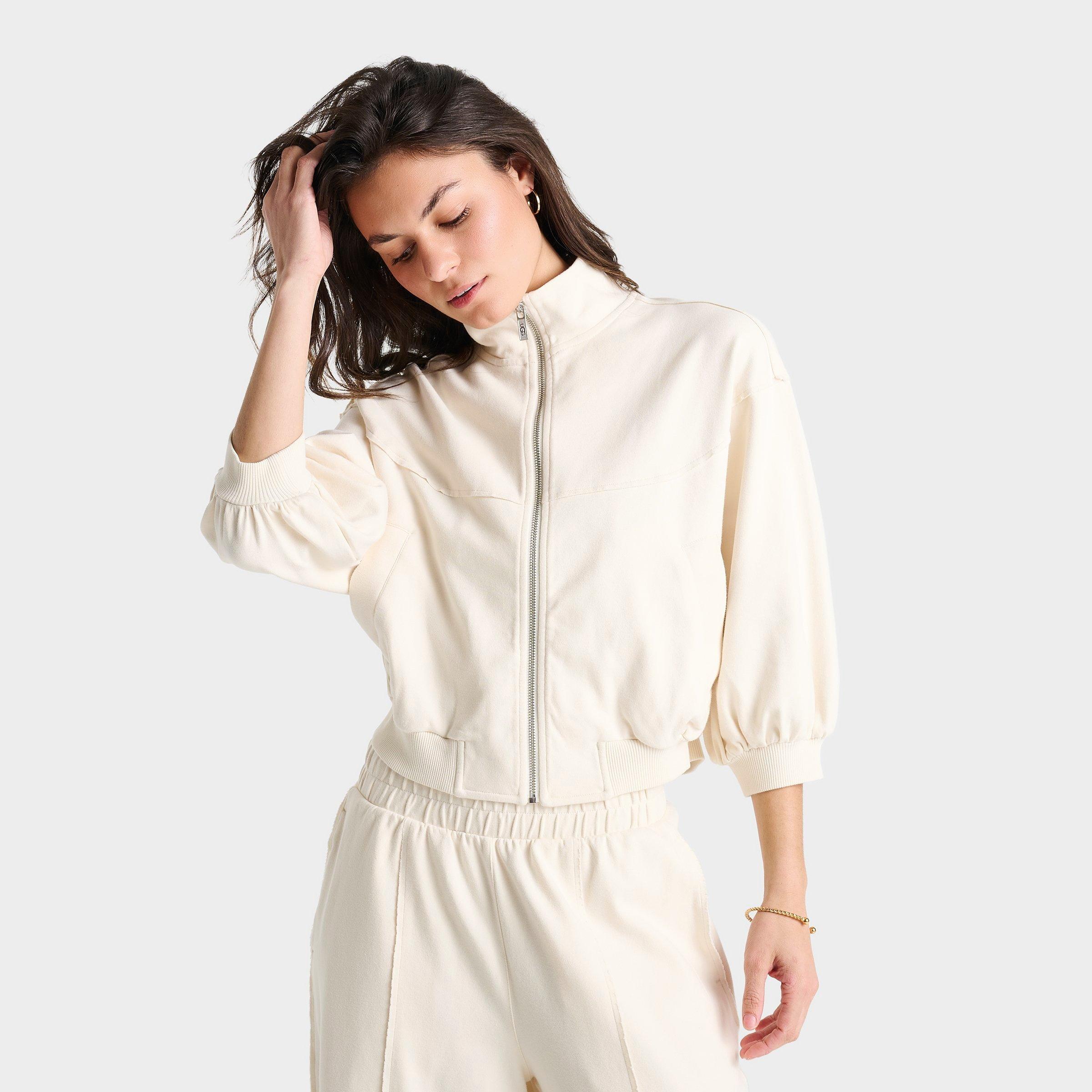 Click here for UGG Womens Kyleigh Full-Zip Jacket in Cream Size:... prices