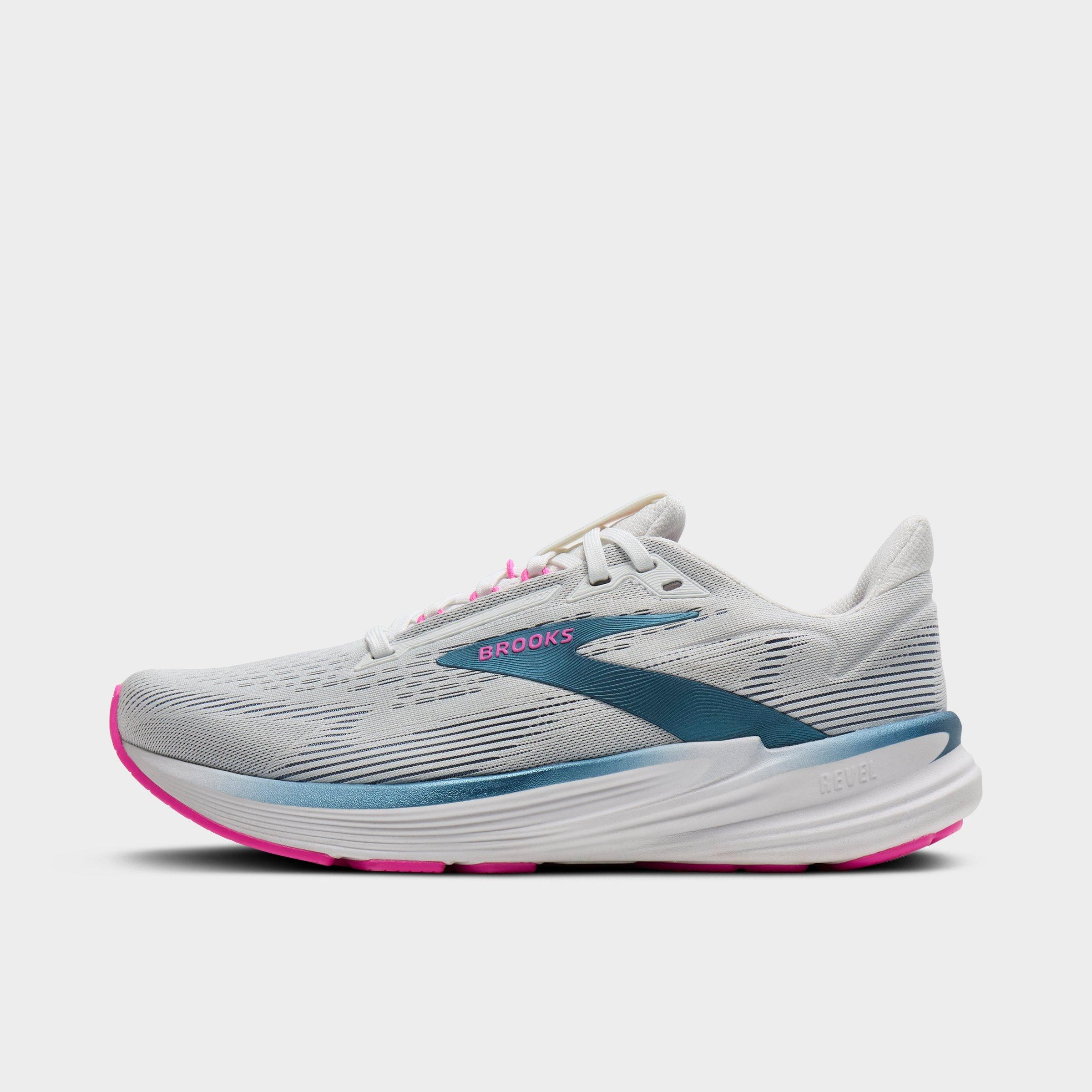 Click here for Brooks Womens Revel 8 Running Shoes in White/Moonl... prices