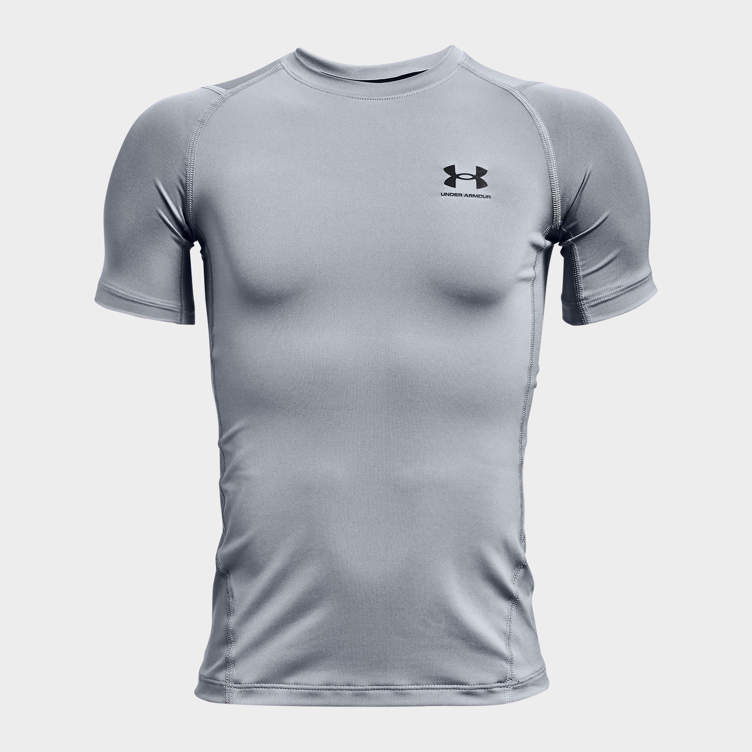 Click here for Under Armour Boys HeatGear Armour T-Shirt in Steel... prices
