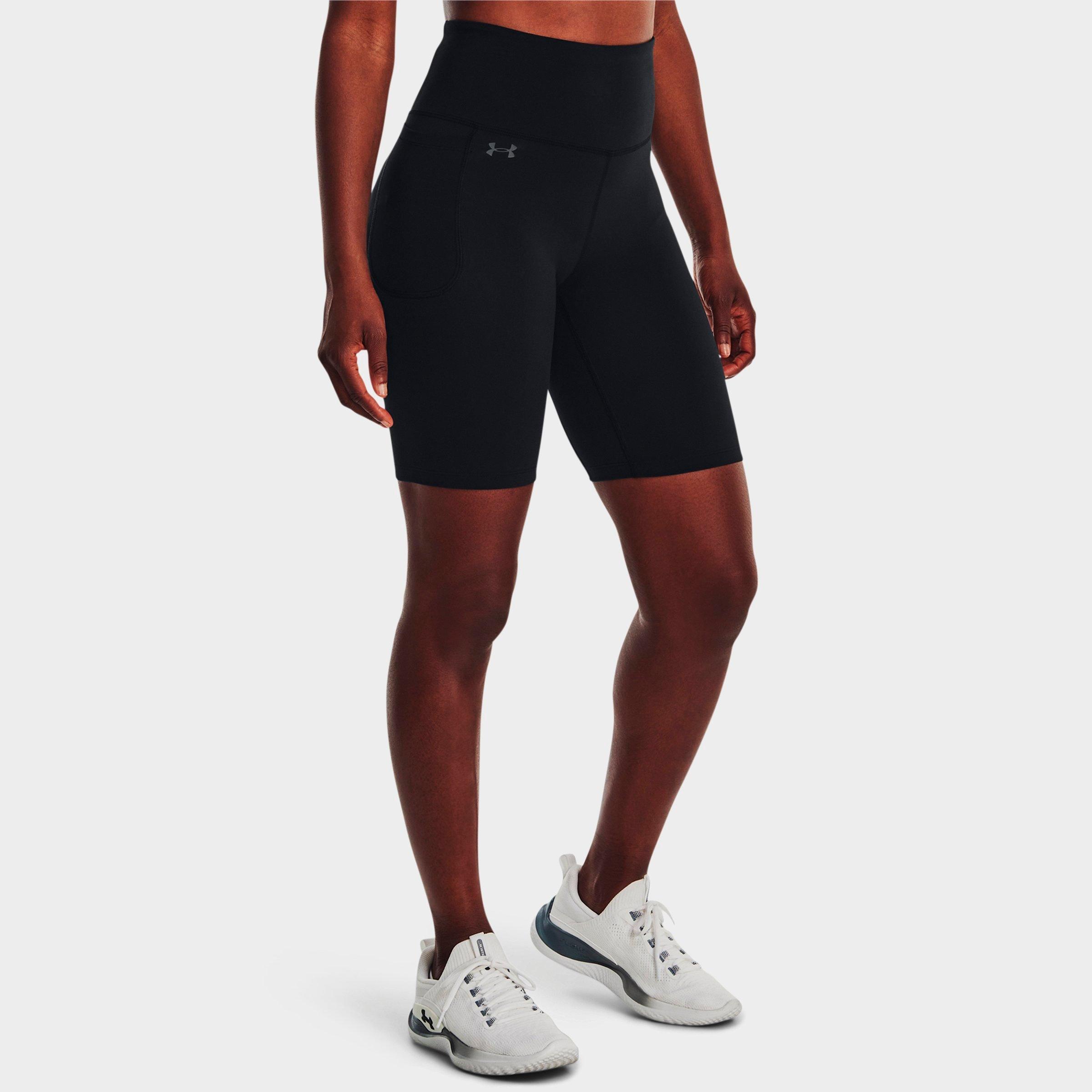 Click here for Under Armour Womens Motion 8 Biker Shorts in Black... prices