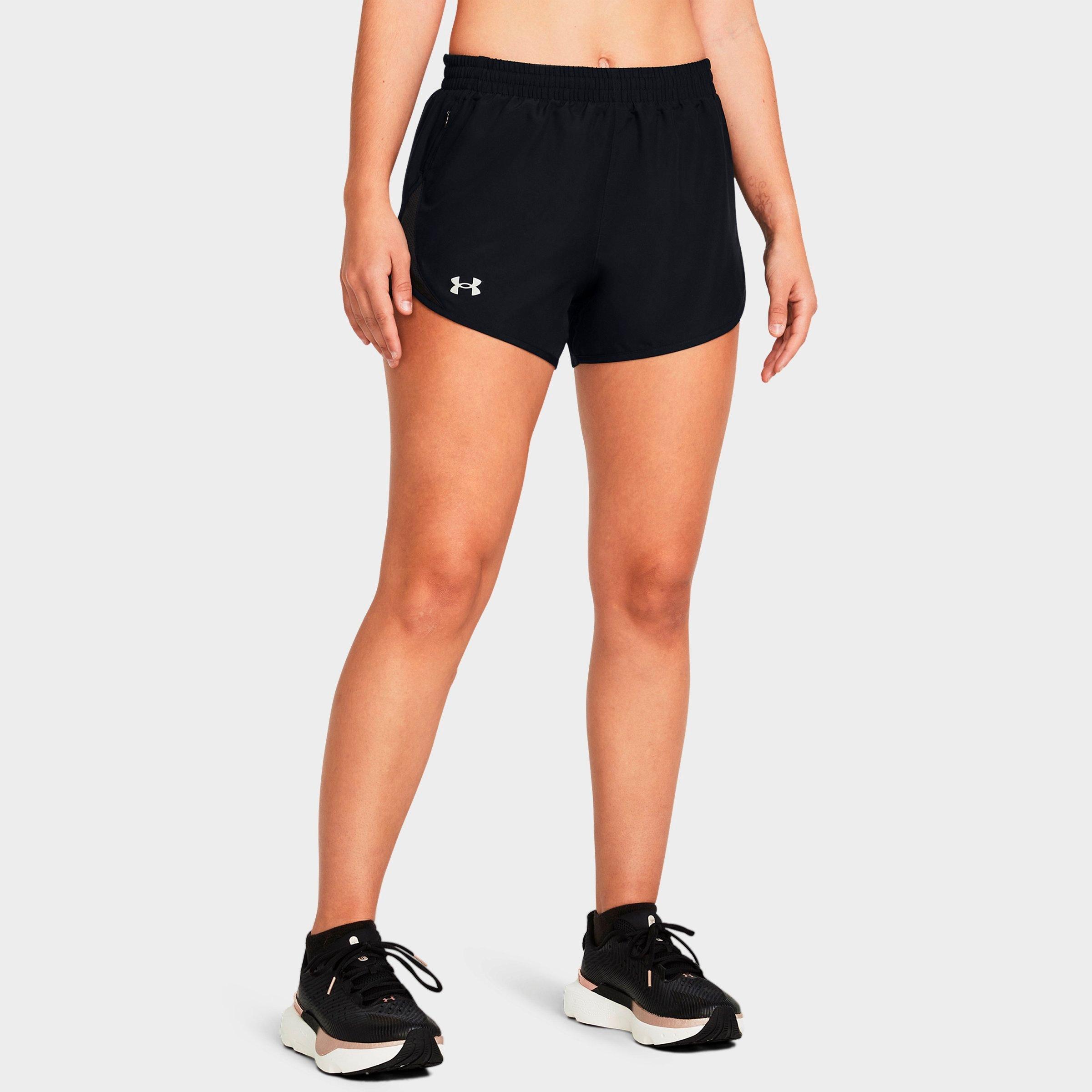 Click here for Under Armour Womens Fly-By 3 Shorts in Black/Refle... prices