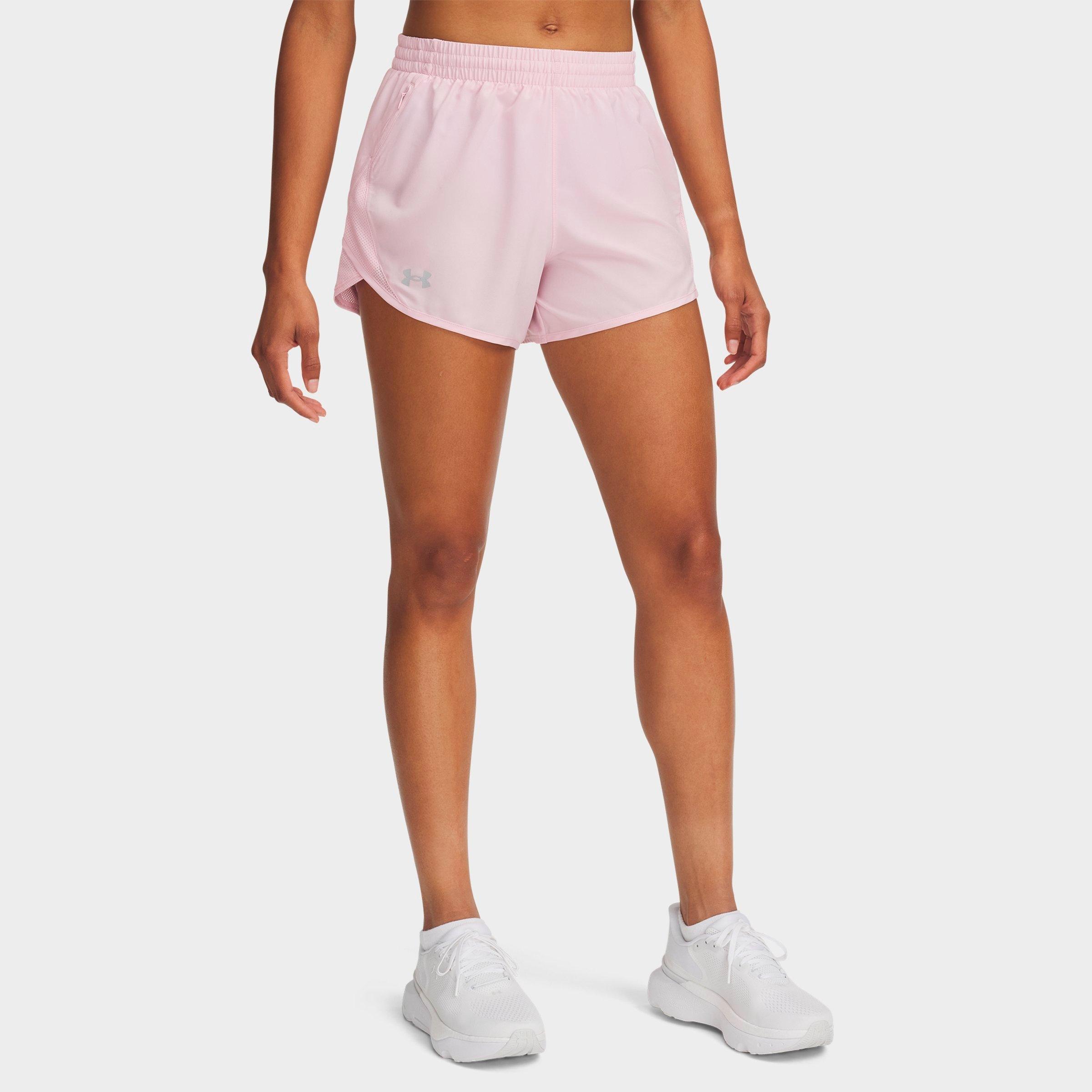 Click here for Under Armour Womens Fly-By 3 Shorts in Prime Pink/... prices