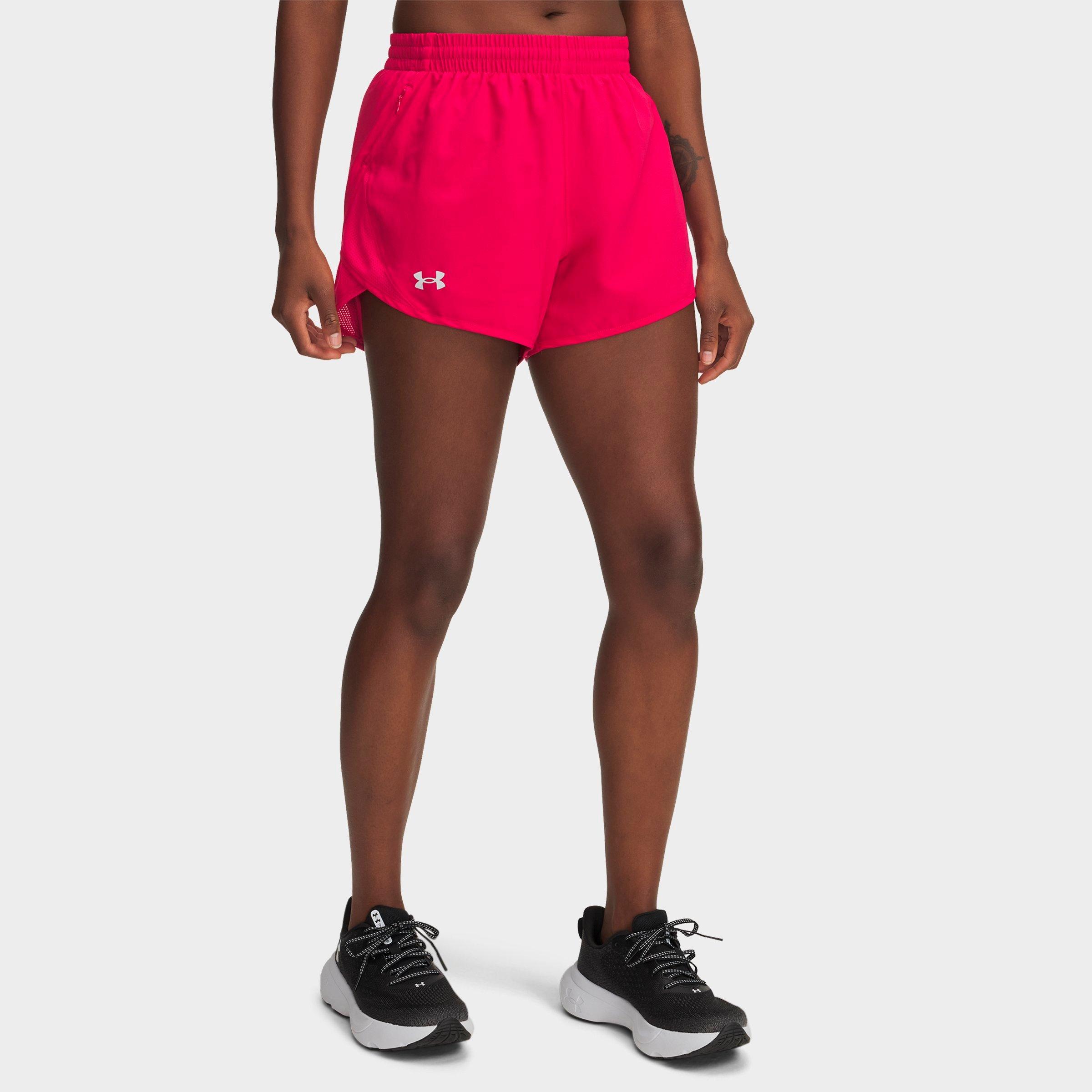 Click here for Under Armour Womens Fly-By 3 Shorts in Shaded Fuch... prices