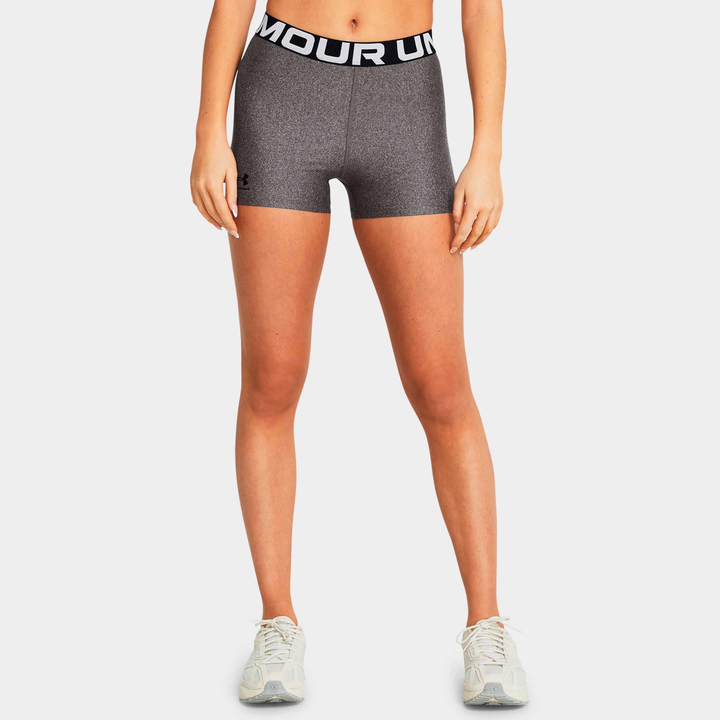 Click here for Under Armour Womens Heatgear Shorts in Charcoal Li... prices