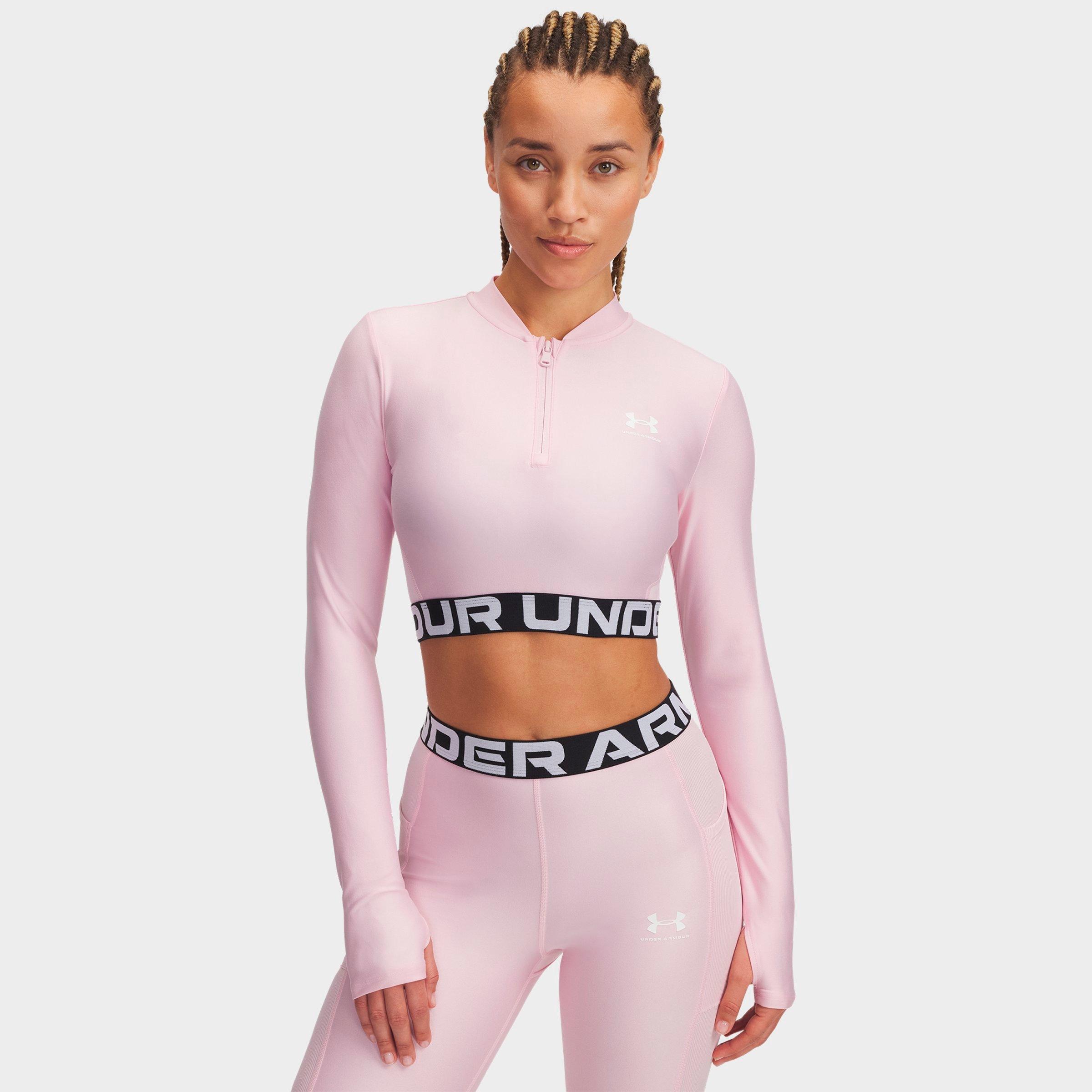 Click here for Under Armour Womens HeatGear Rib Long-Sleeve Quart... prices