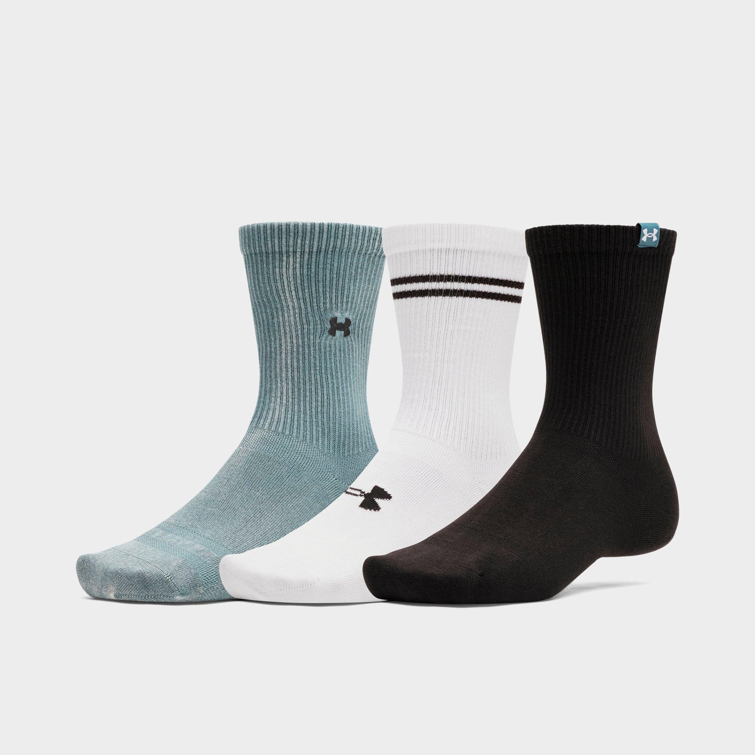 Click here for Under Armour Sportstyle Crew Socks (3-Pack) in Jas... prices