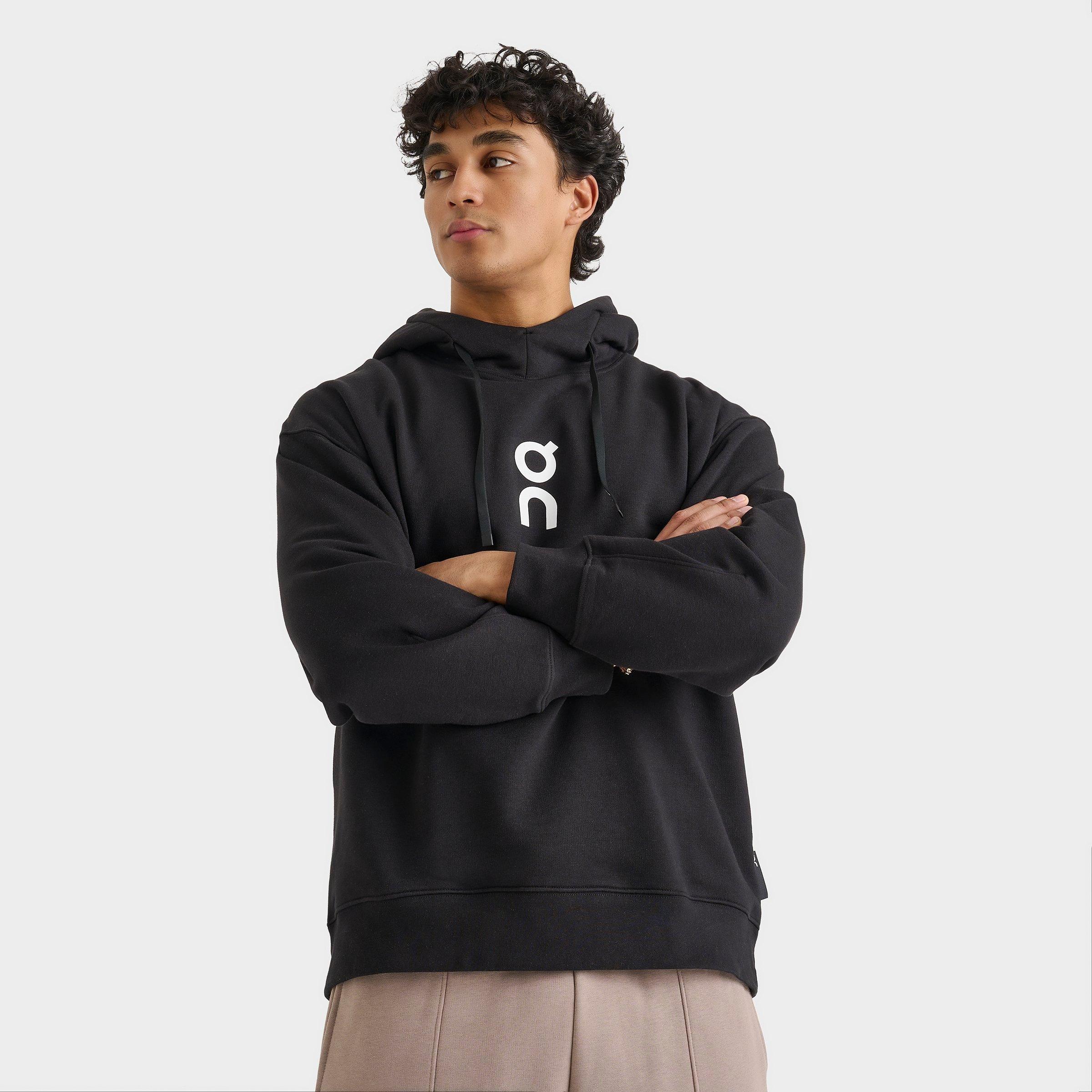 Click here for On Mens Club Hoodie in Black Size: Medium prices