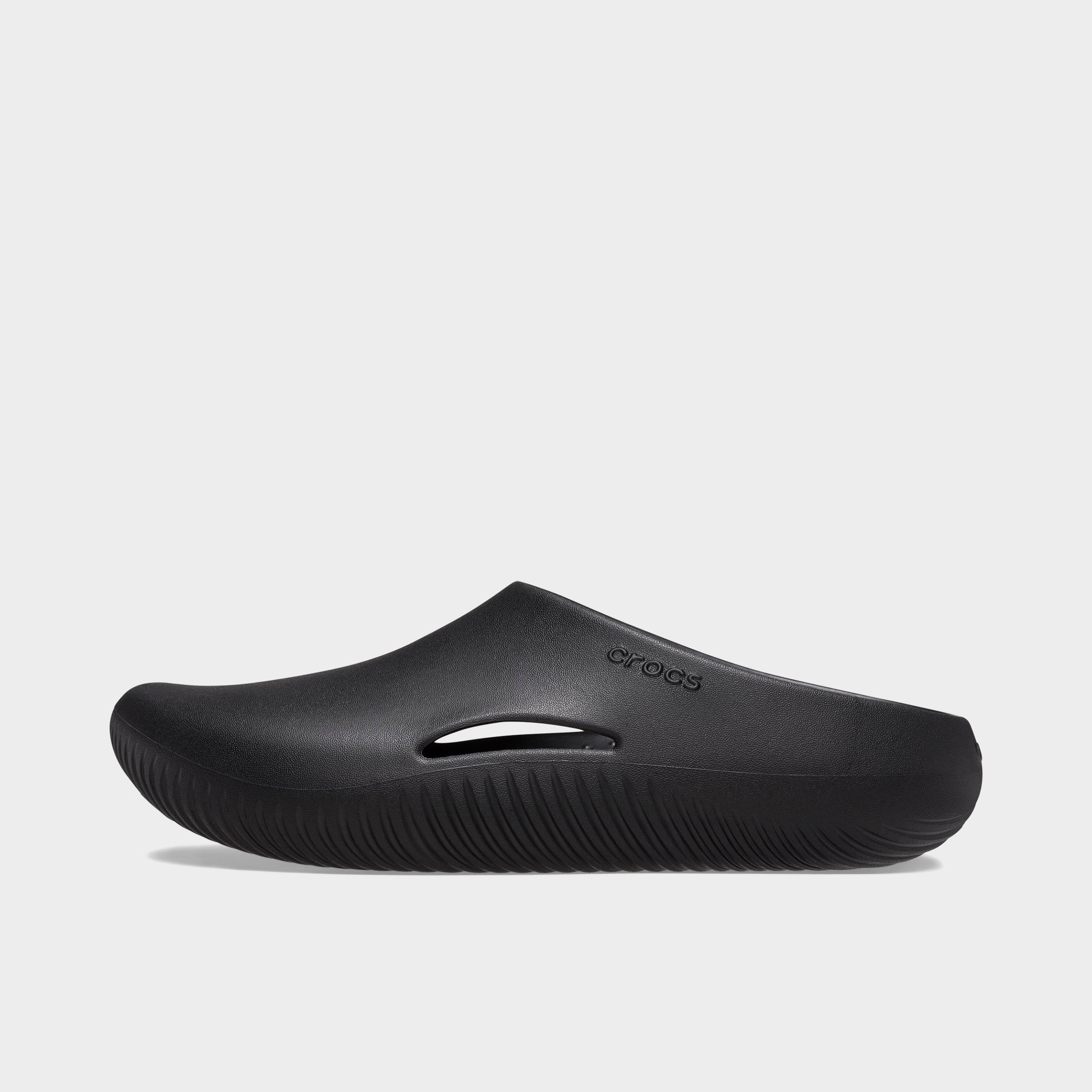 Click here for Crocs Mens Mellow Recovery Clog Shoes in Black Siz... prices