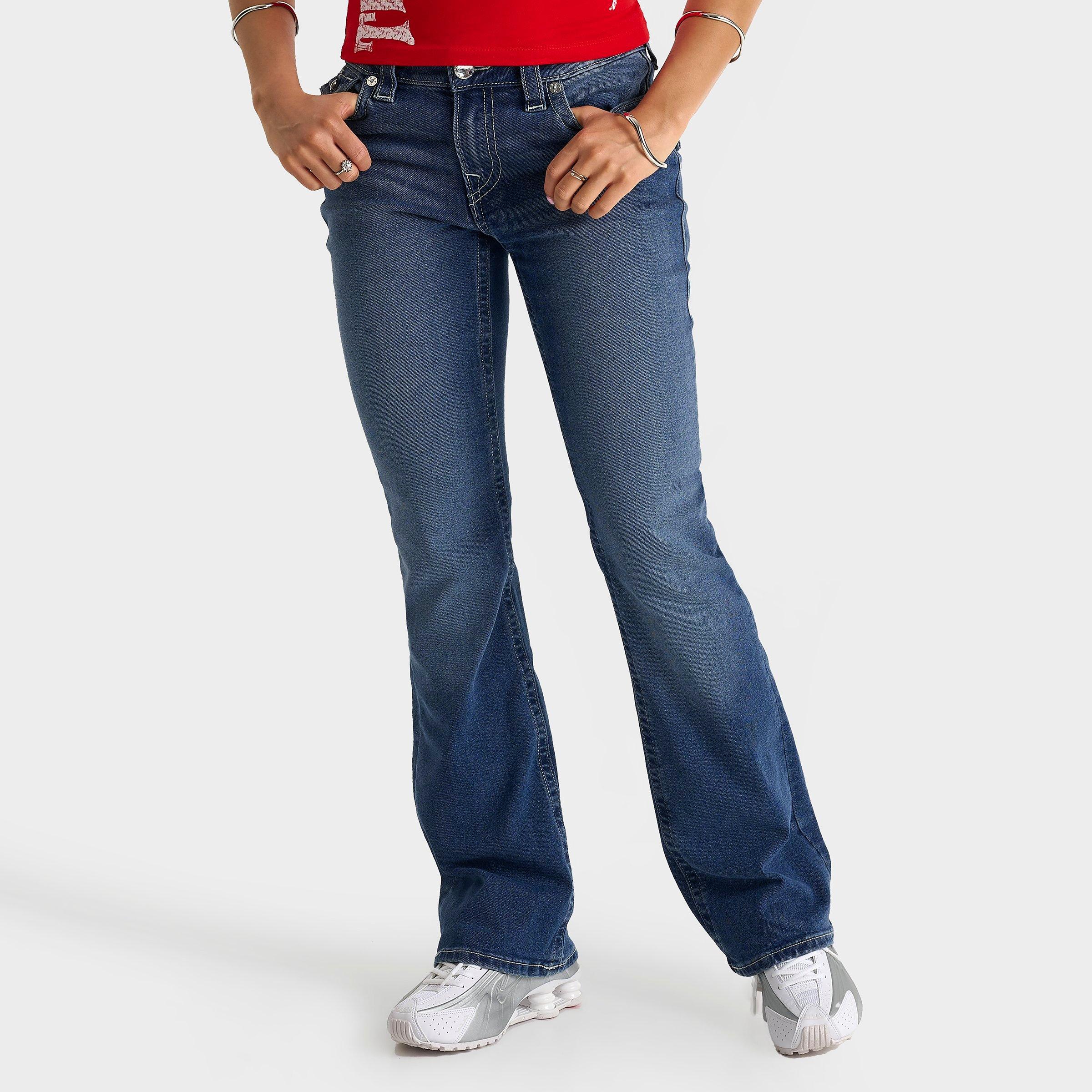 Click here for True Religion Womens Becca Crystal Wing Bootcut Je... prices