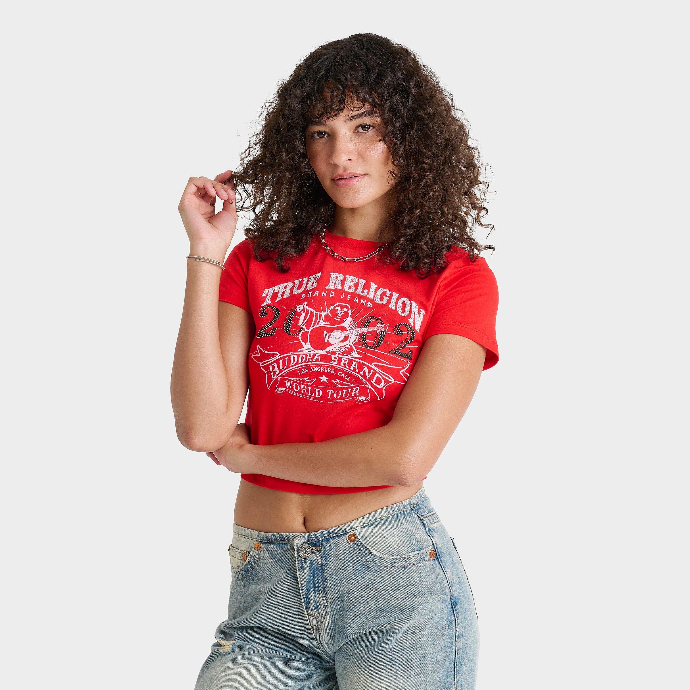 Click here for True Religion Womens OG World Tour Buddha Crystal... prices