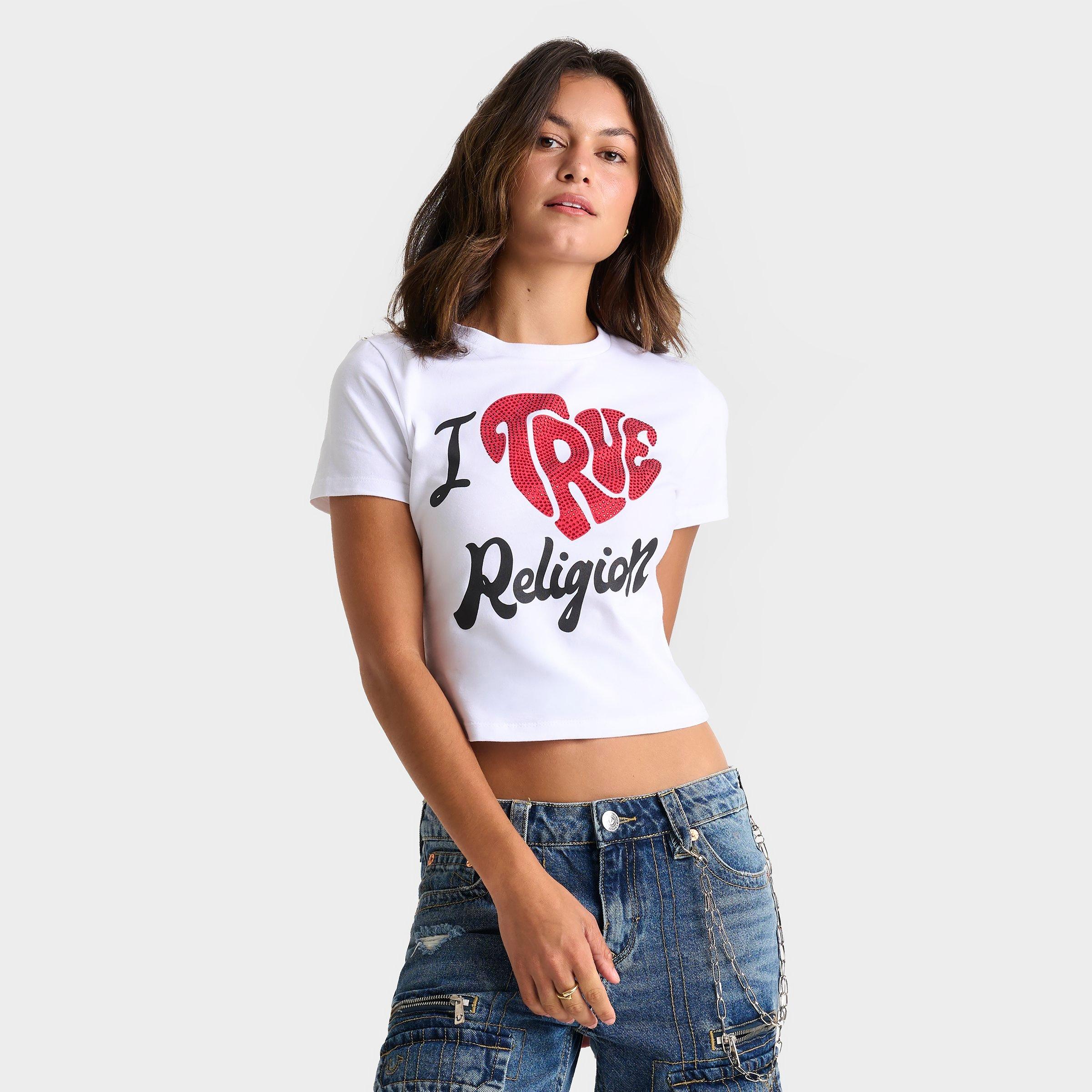 Click here for True Religion Womens I Love  Baby T-Shirt in Black... prices