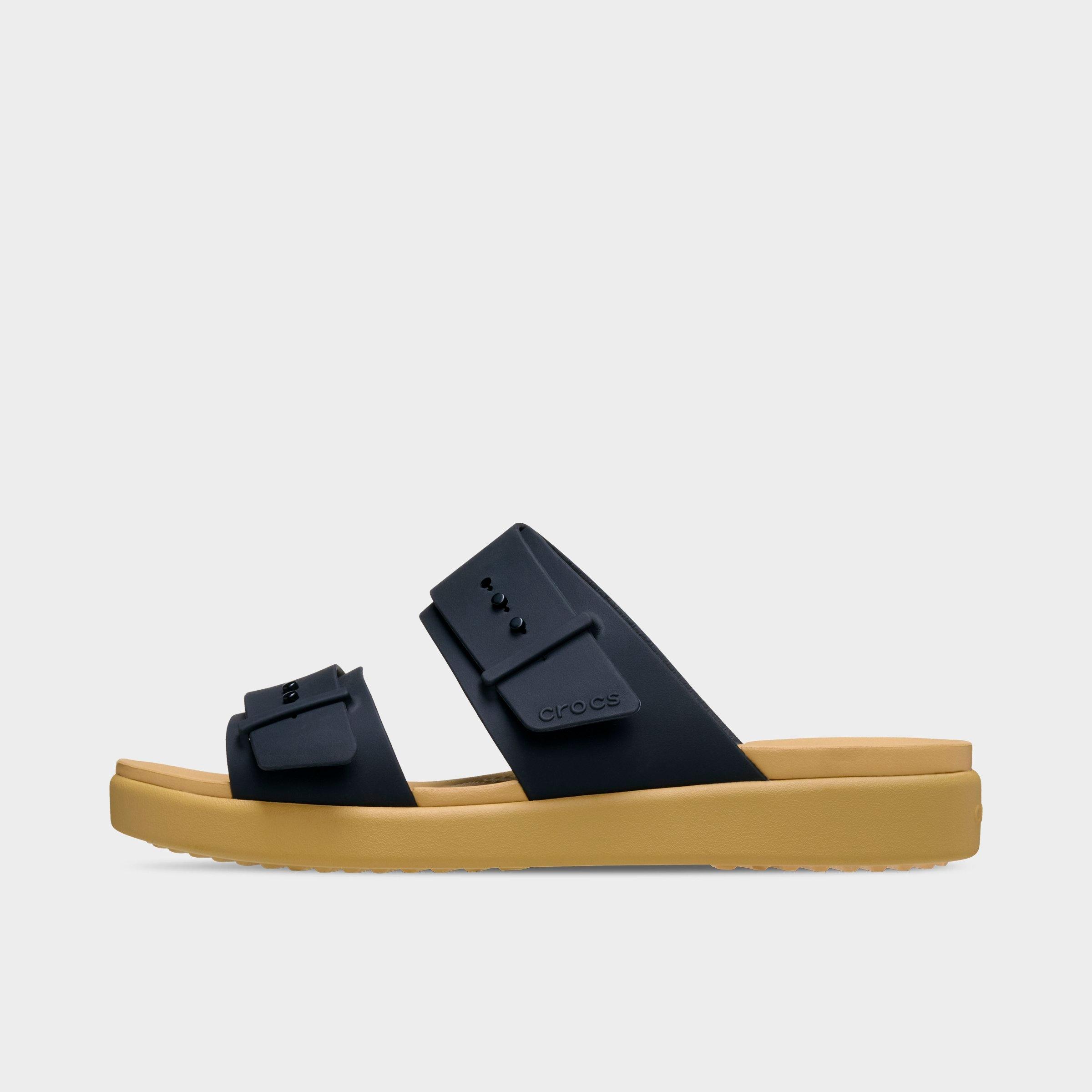 Click here for Crocs Womens Brooklyn Buckle Low Low Casual Sandal... prices