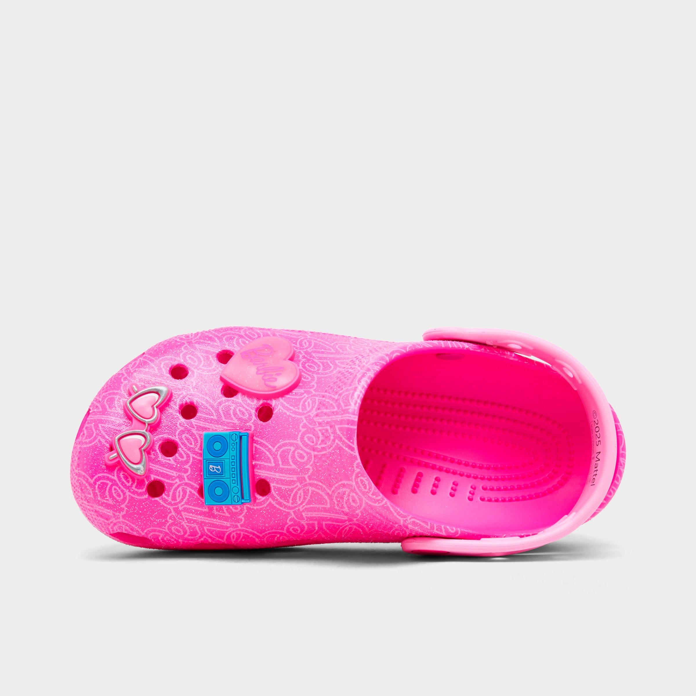 Click here for Crocs Girls Big Kids x Barbie Classic Clog Shoes i... prices