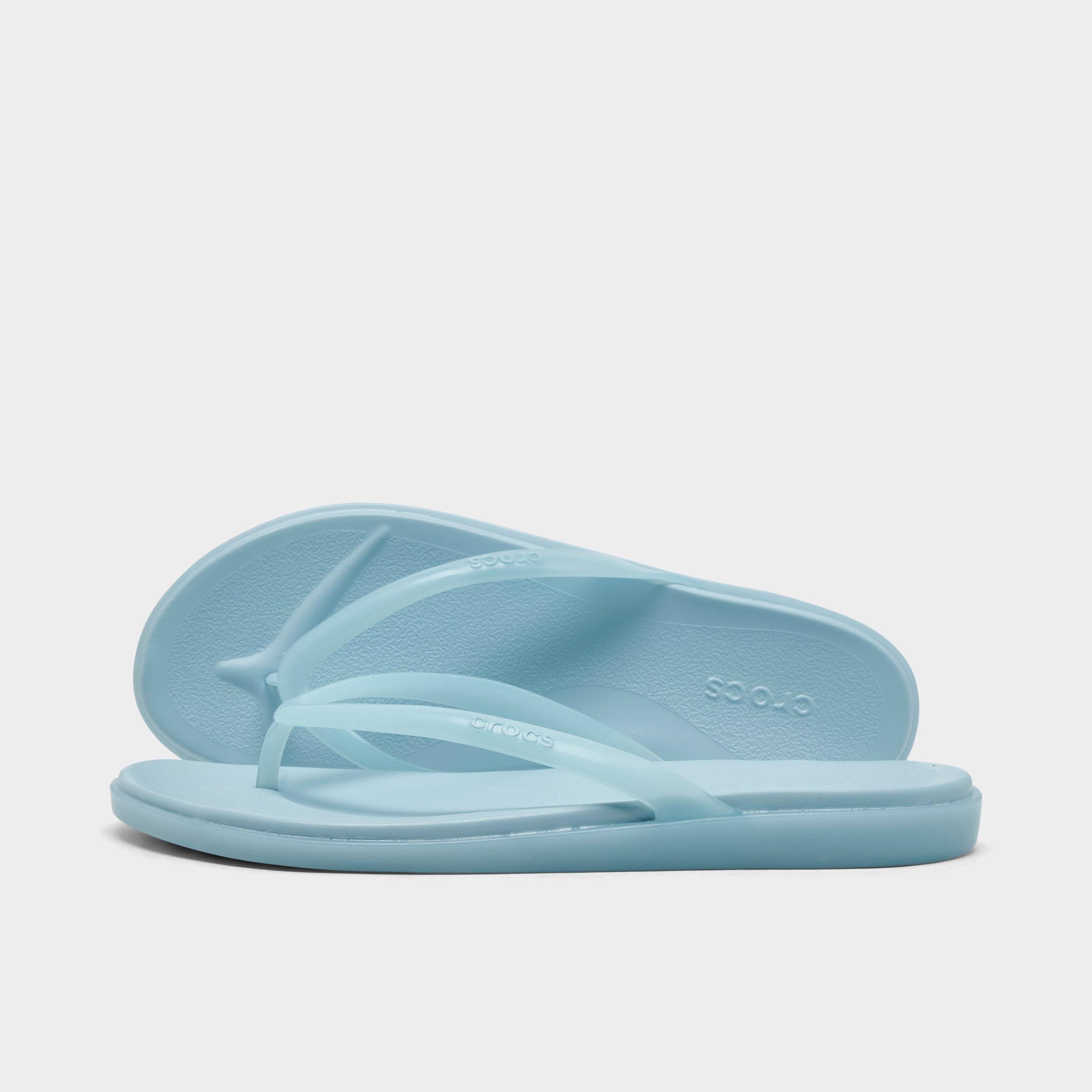 Click here for Crocs Womens Miami Round Toe Jelly Flip Flop Sanda... prices