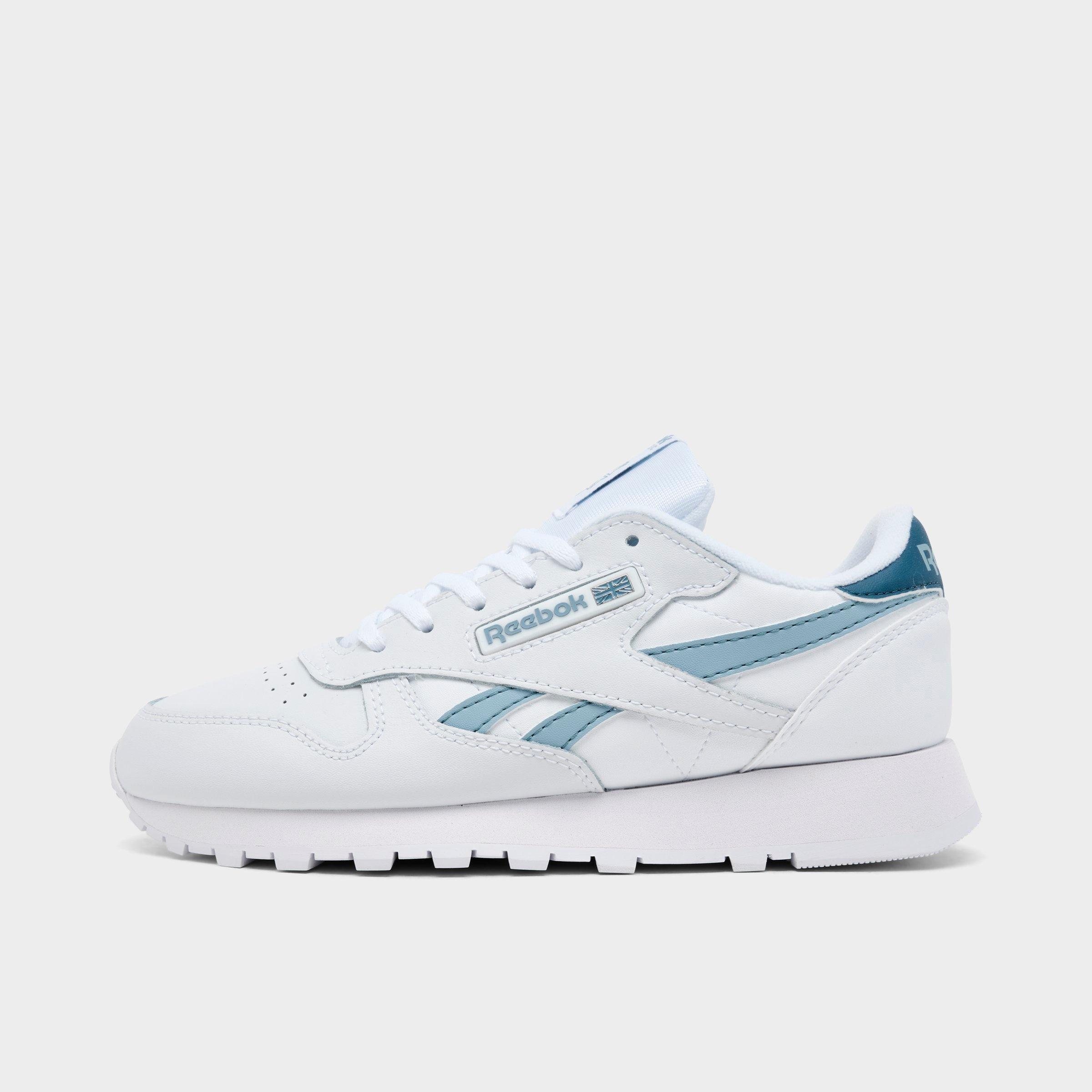 Click here for Reebok Big Kids Classic Leather Casual Shoes in Wh... prices