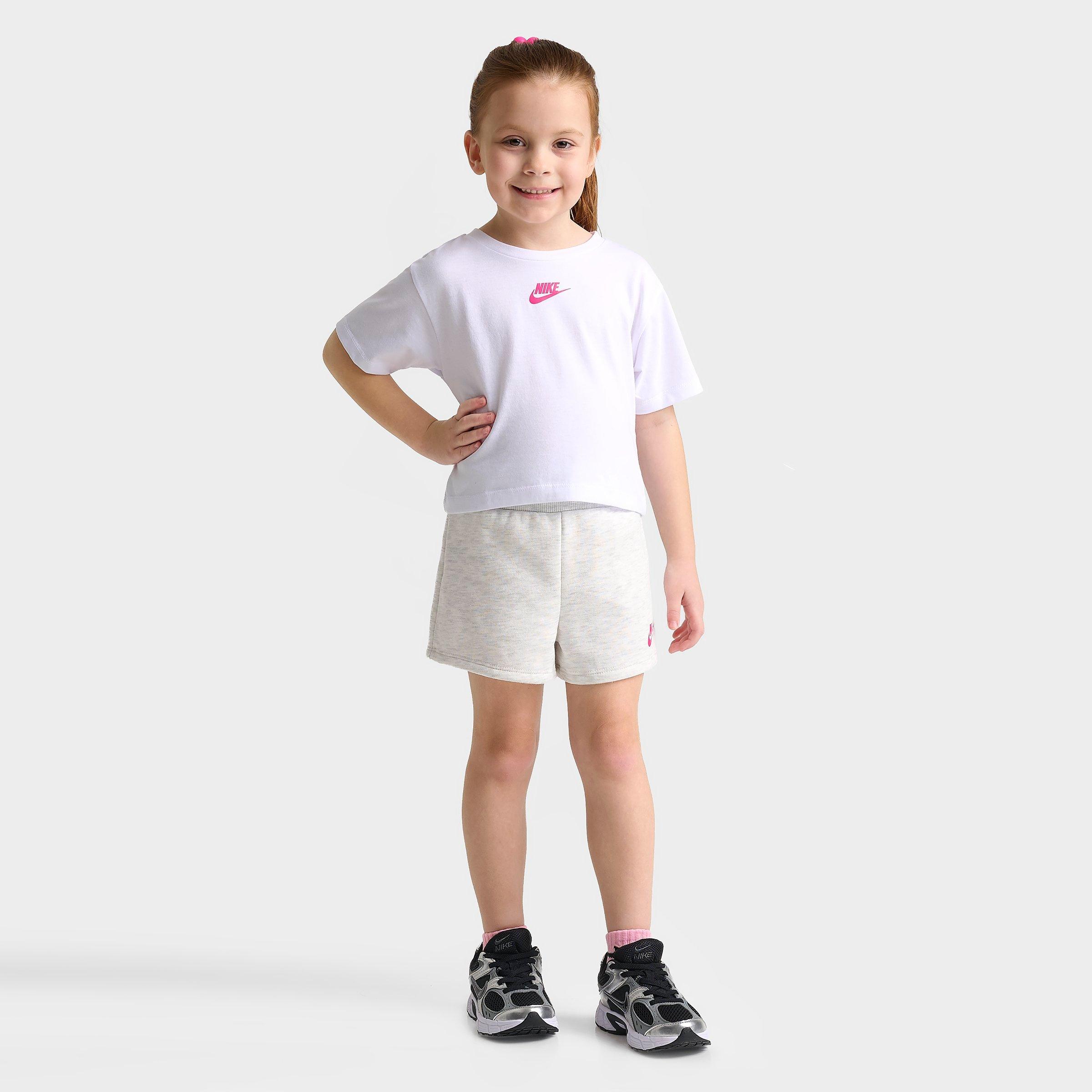 Click here for Nike Girls Toddler T-Shirt and Shorts Set in Birch... prices