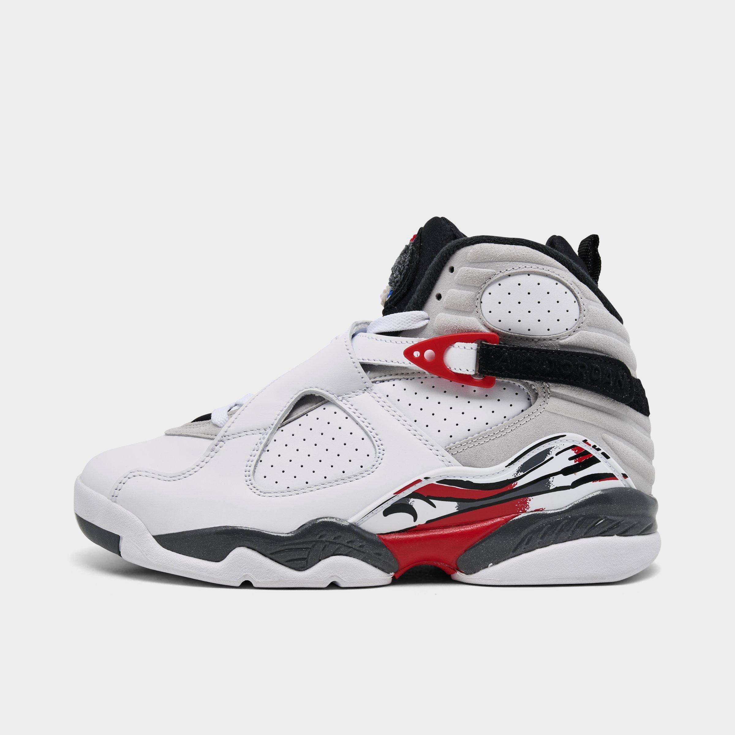 Click here for Jordan Big Kids Air Retro 8 Basketball Shoes in Wh... prices