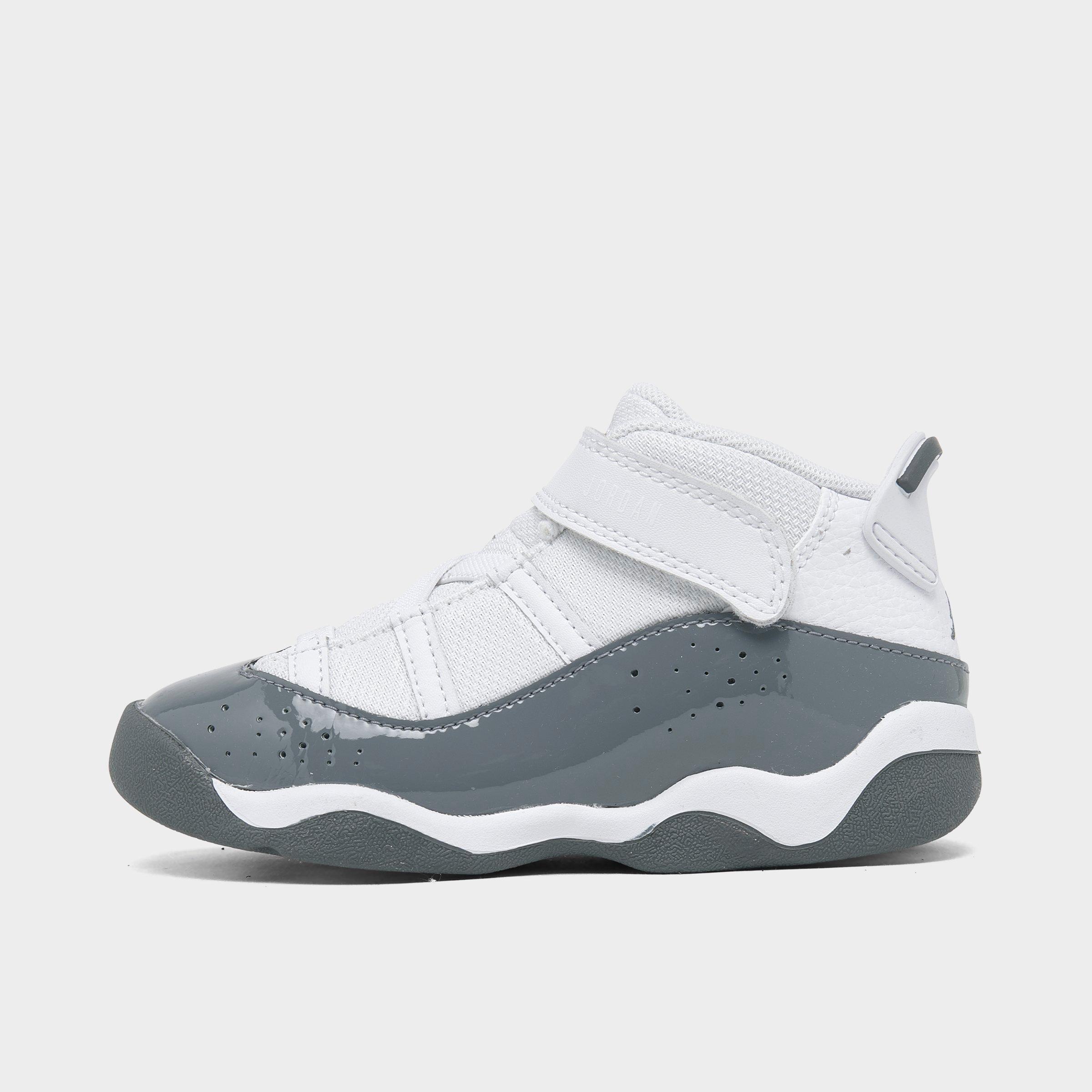 Click here for Jordan Kids Toddler Air 6 Rings Basketball Shoes i... prices