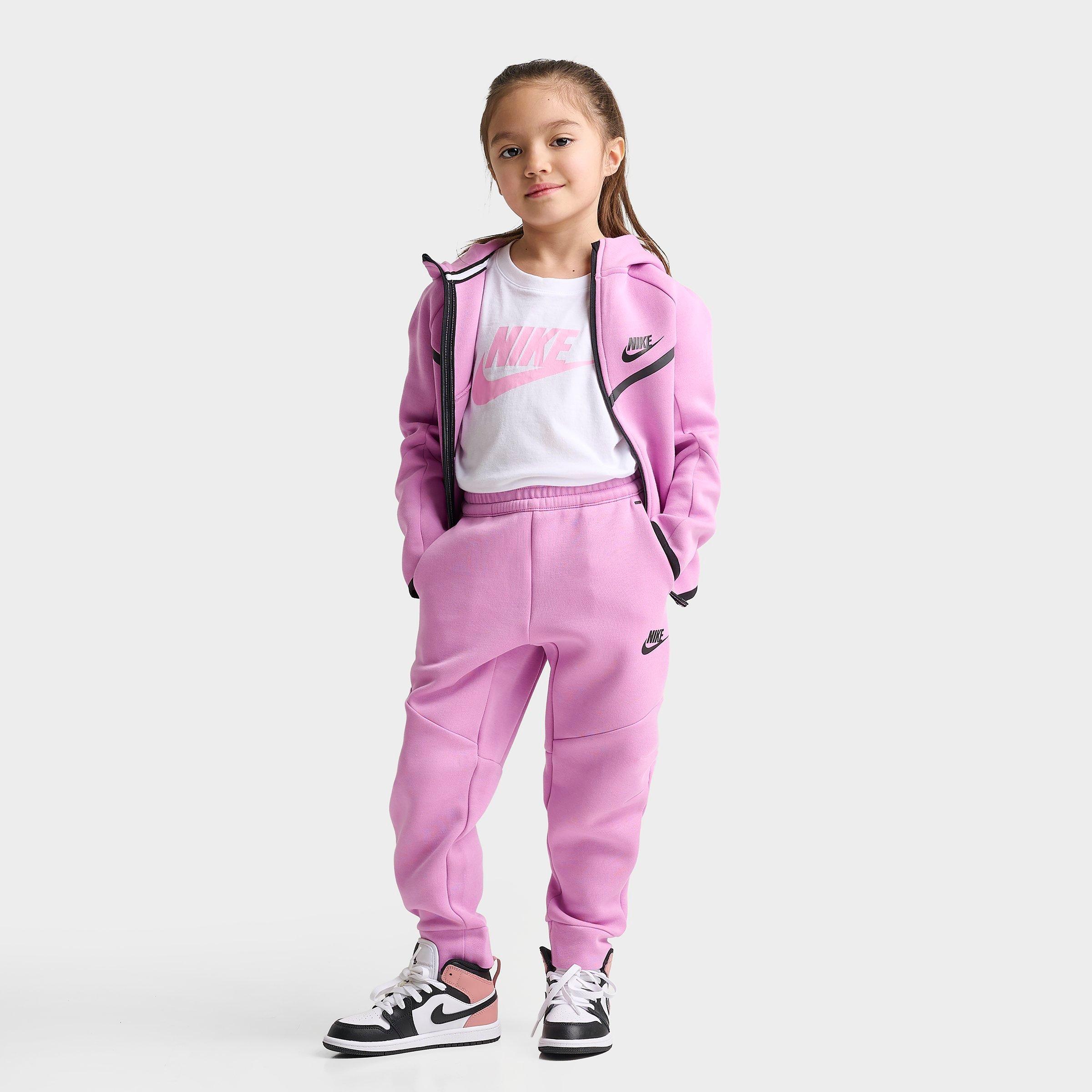 Click here for Nike Girls Little Kids Tech Fleece Full-Zip Set in... prices