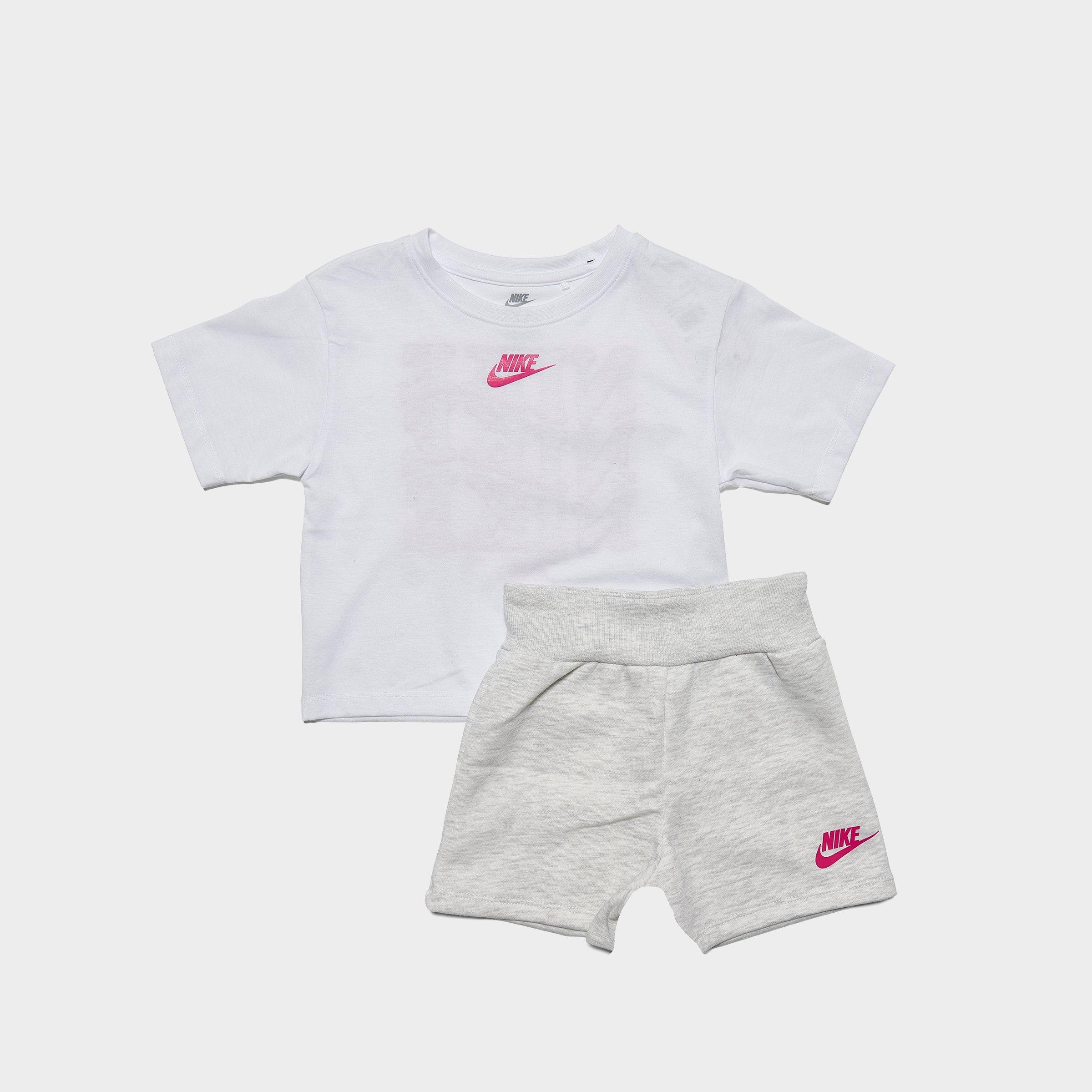 Click here for Nike Girls Toddler T-Shirt and Shorts Set in Birch... prices