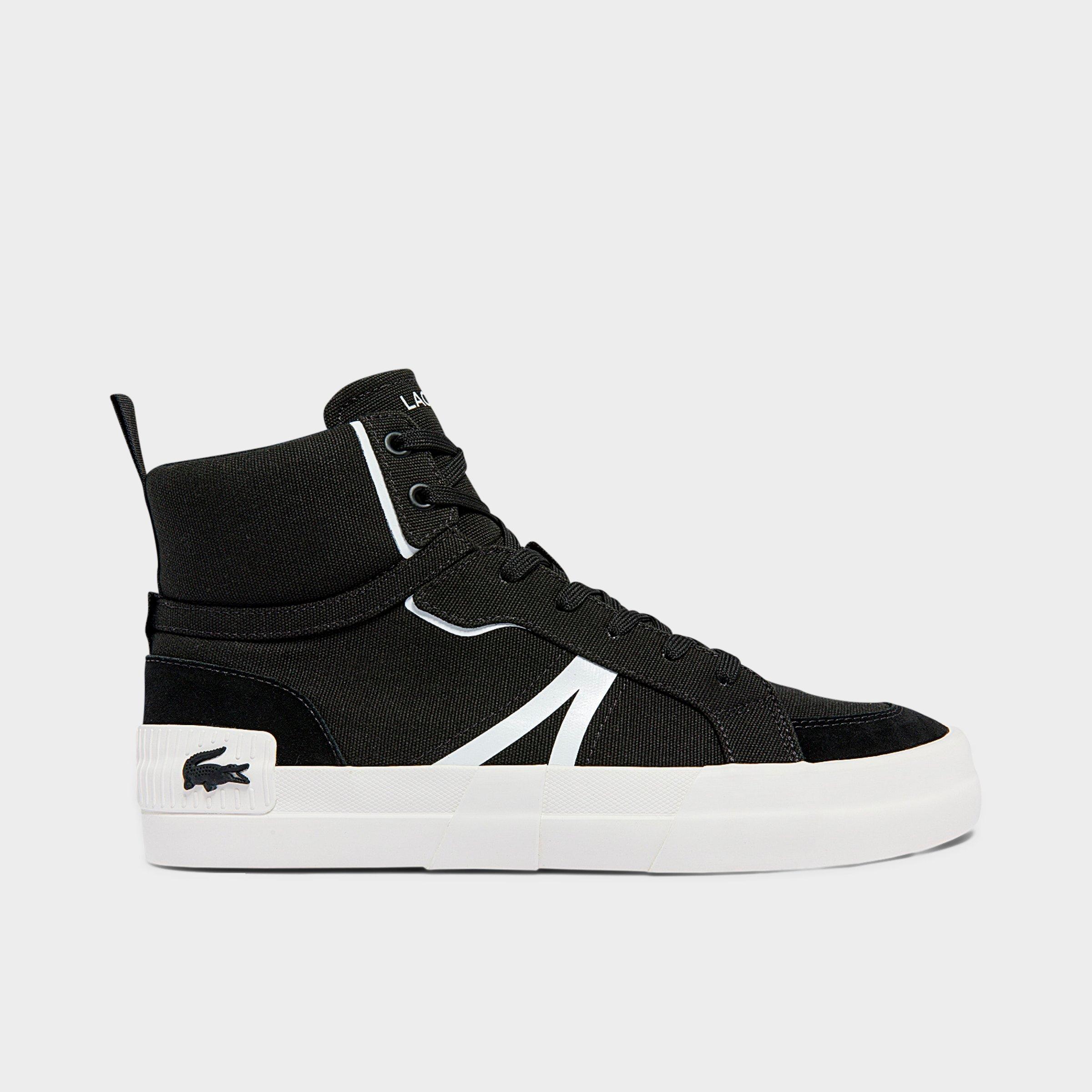 Click here for Lacoste Mens L004 Mid Canvas Casual Shoes in Charc... prices