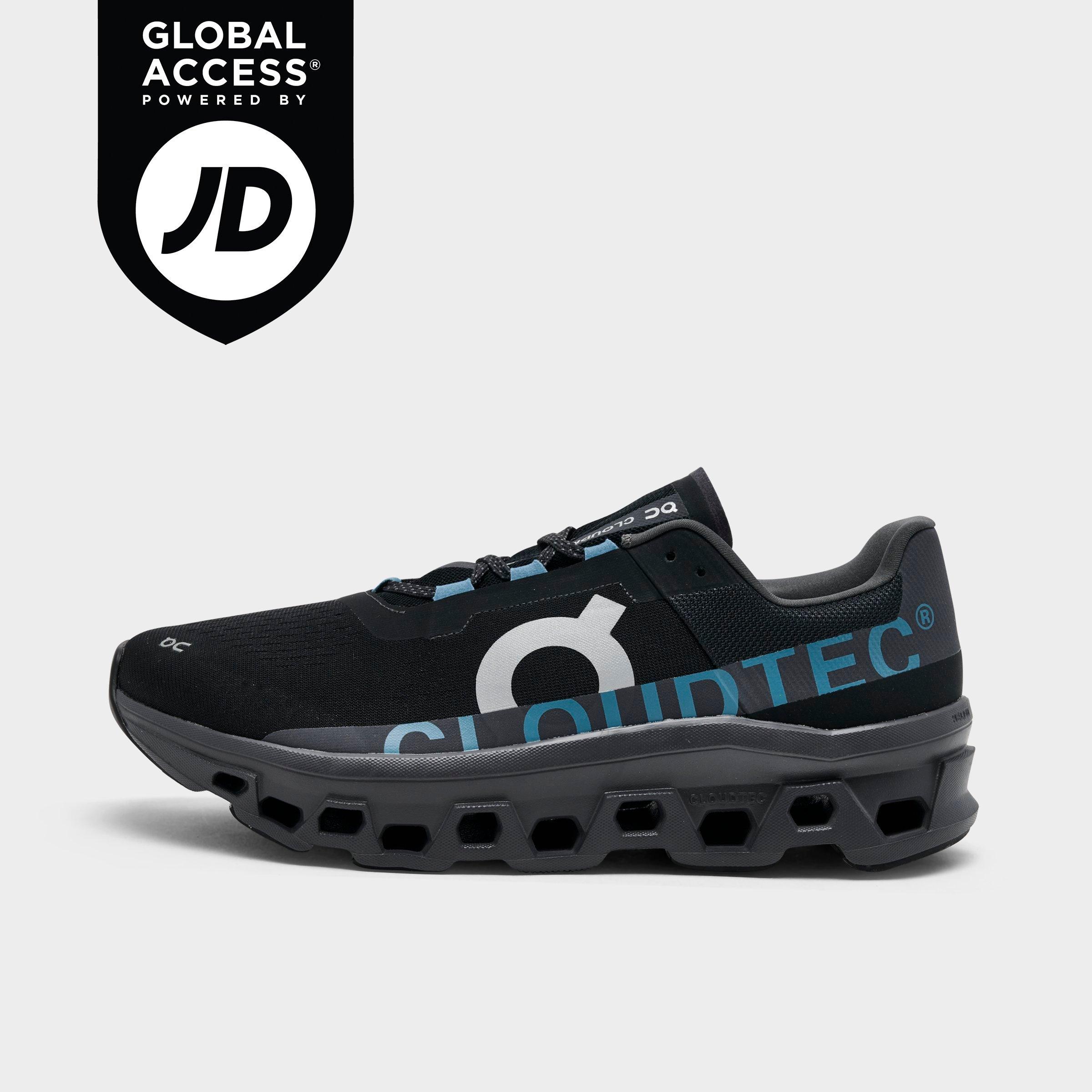 Click here for On Mens Cloudmster Running Shoes in Black/Niagara... prices