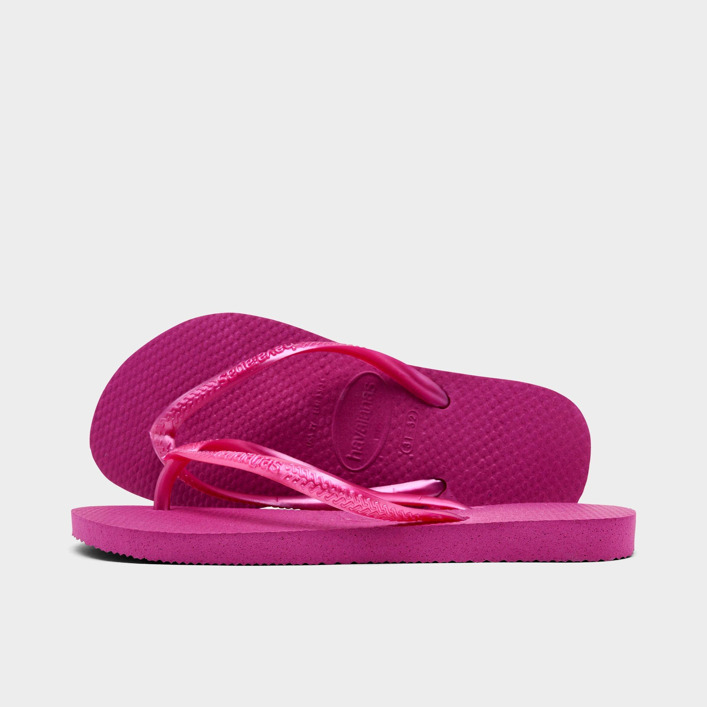 Click here for Havaianas Girls Little Kids Slim Flip-Flops in Ros... prices