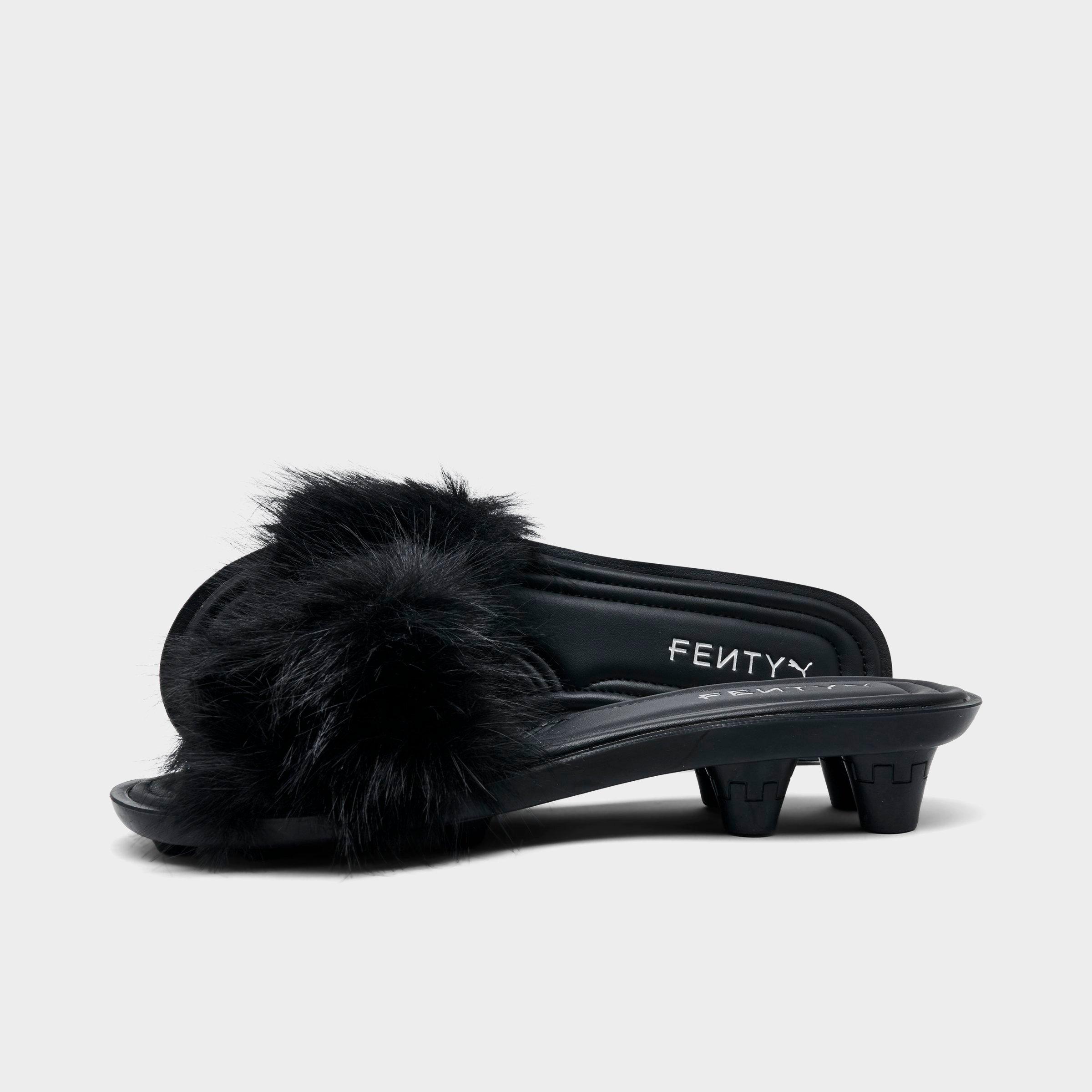 Click here for PUMA Womens x Fenty Chic Cleat Slide Sandals in Bl... prices