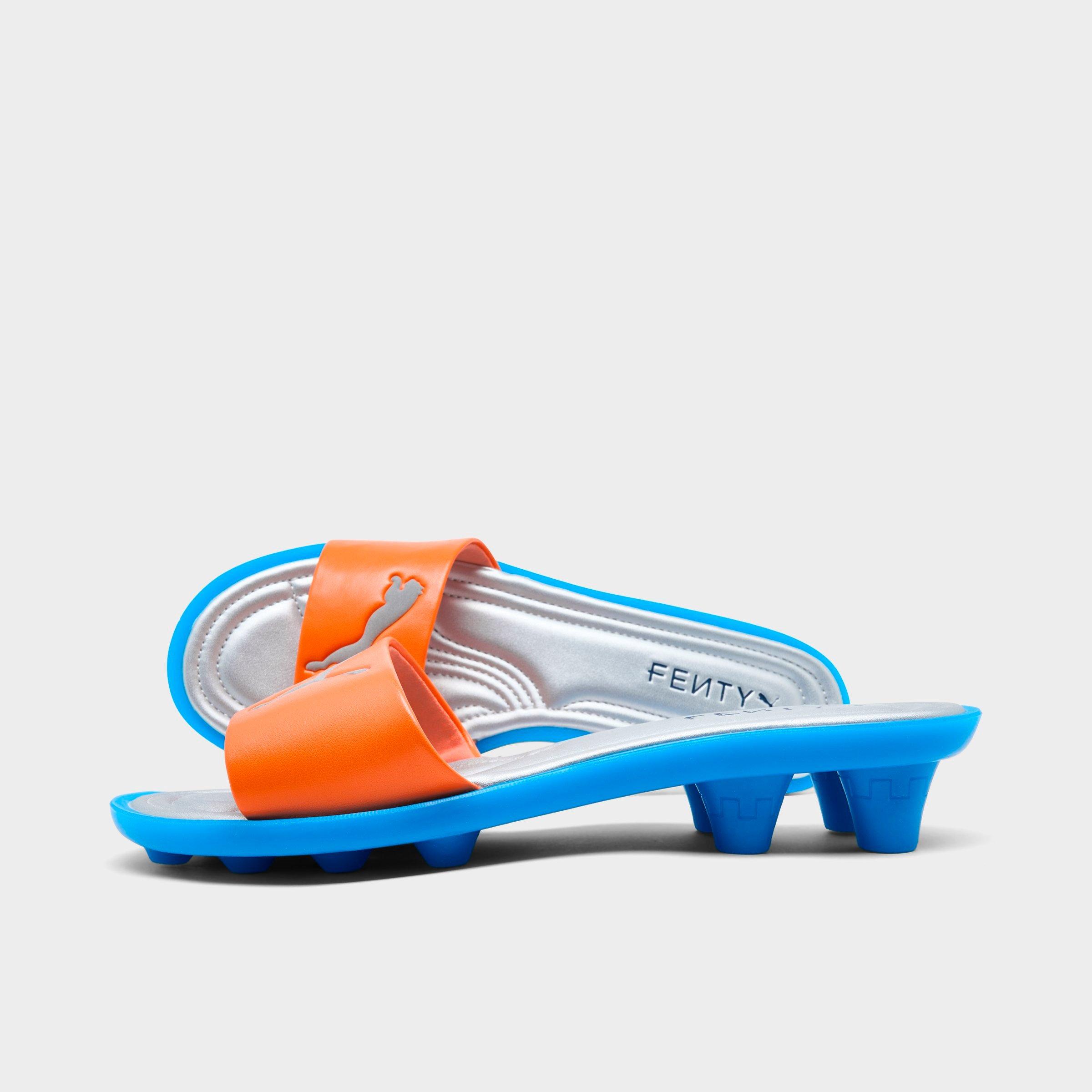 Click here for PUMA Womens x Fenty Cleat Slide Sandals in Rickie... prices