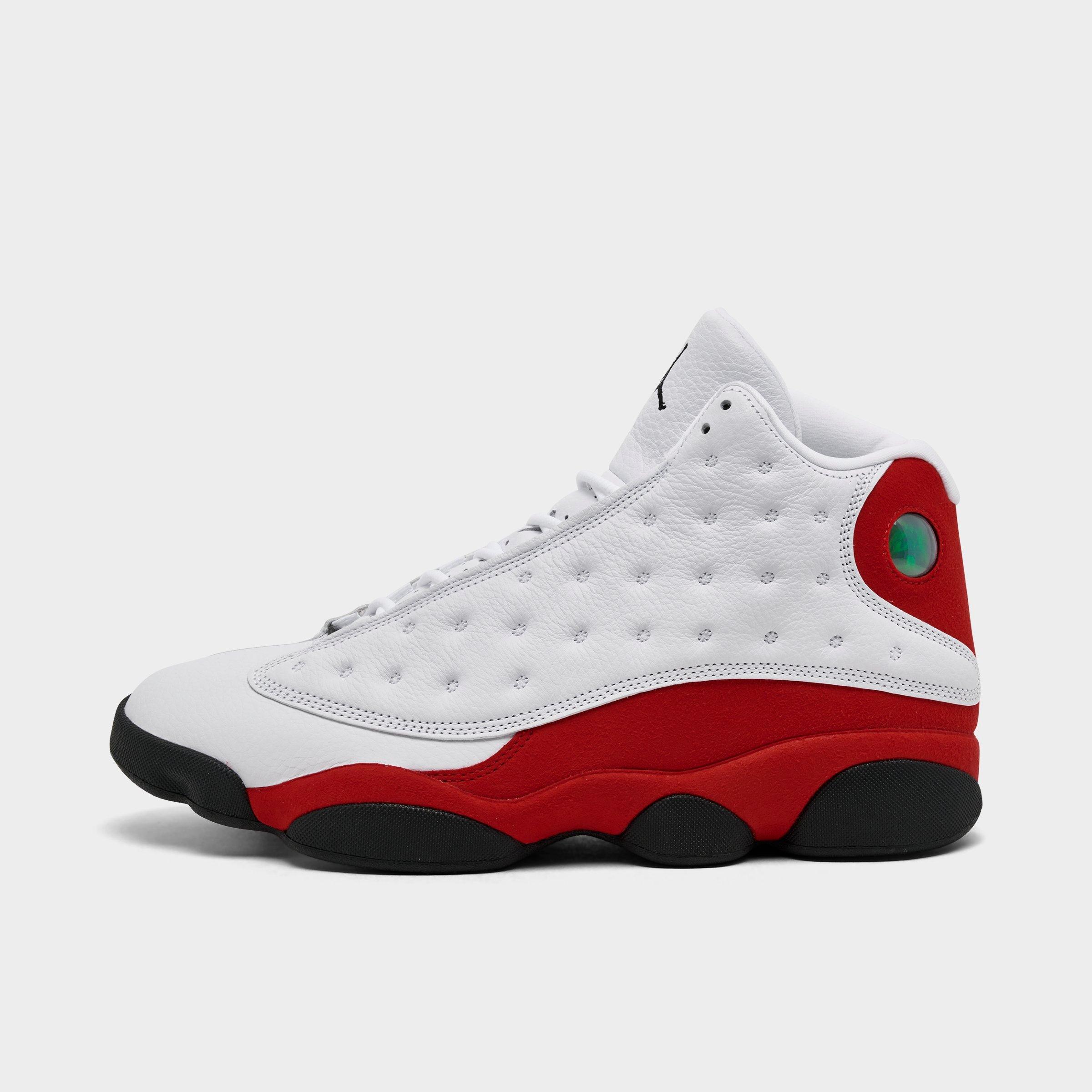 Click here for Jordan Mens Air Retro 13 Basketball Shoes in White... prices