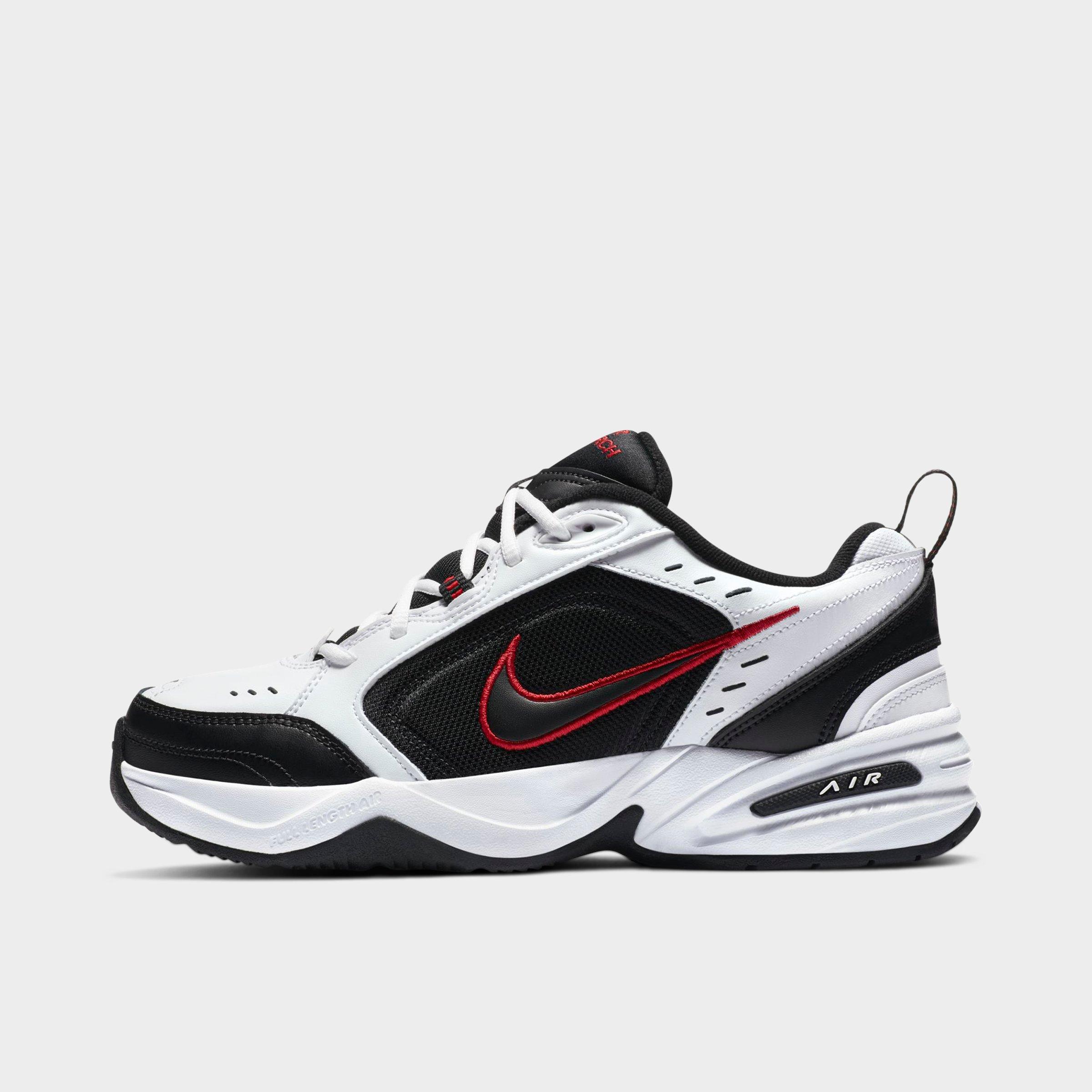 Click here for Nike Mens Air Monarch IV Casual Shoes in White/Bla... prices