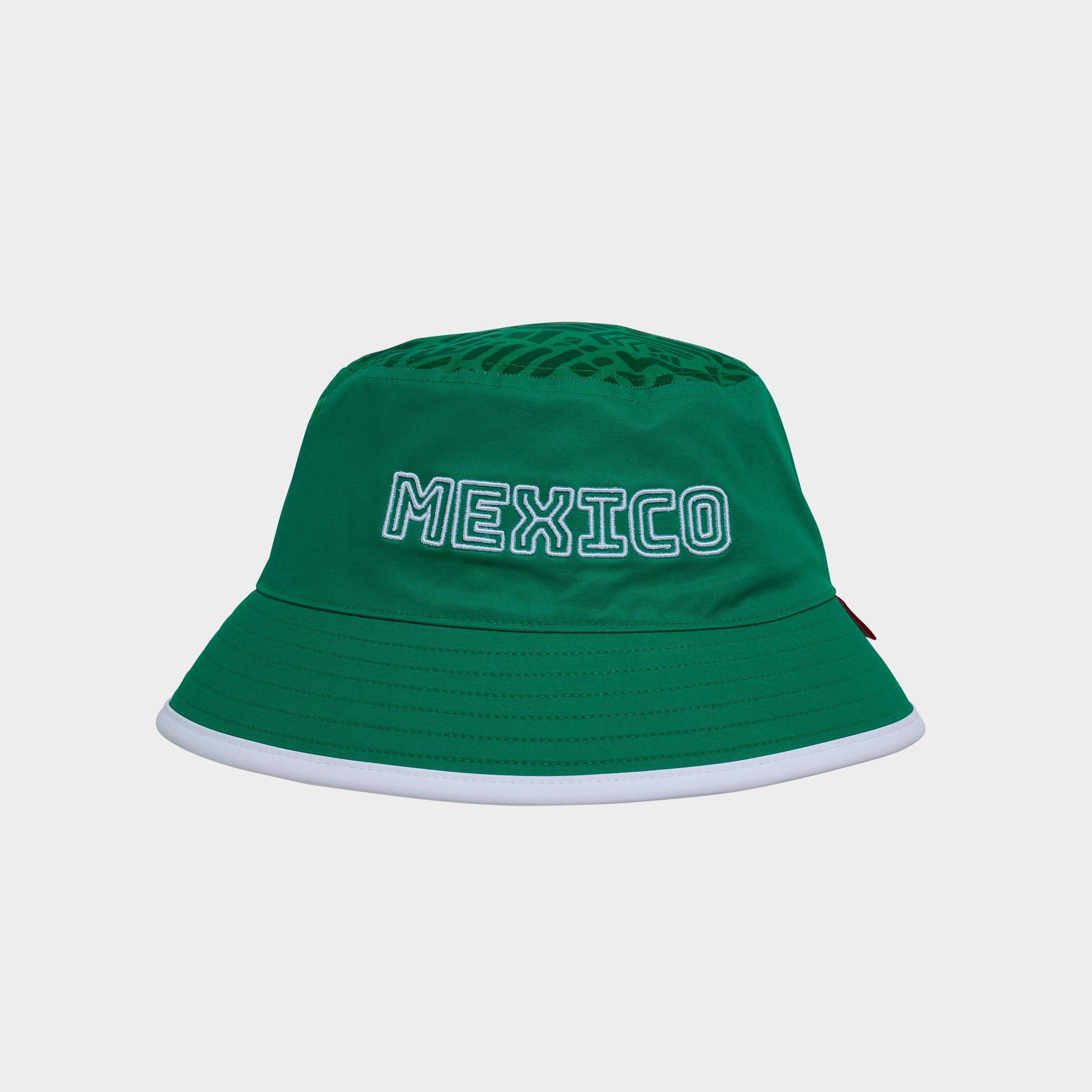 Click here for adidas Mexico 2026 Bucket Hat in Green prices