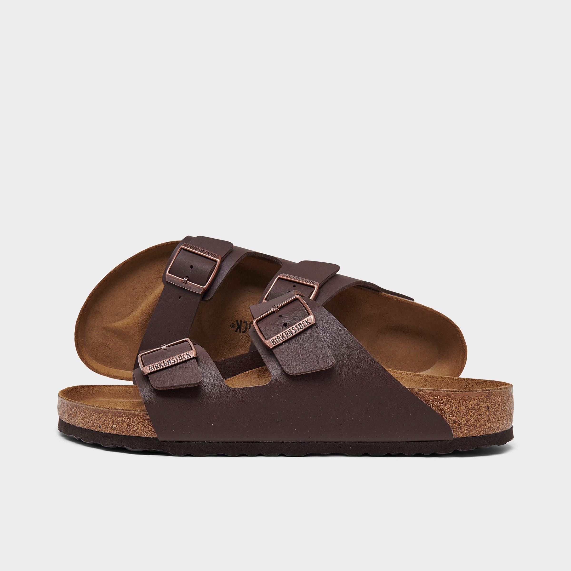 Click here for Birkenstock Mens Arizona Birko-Flor Sandals in Dar... prices