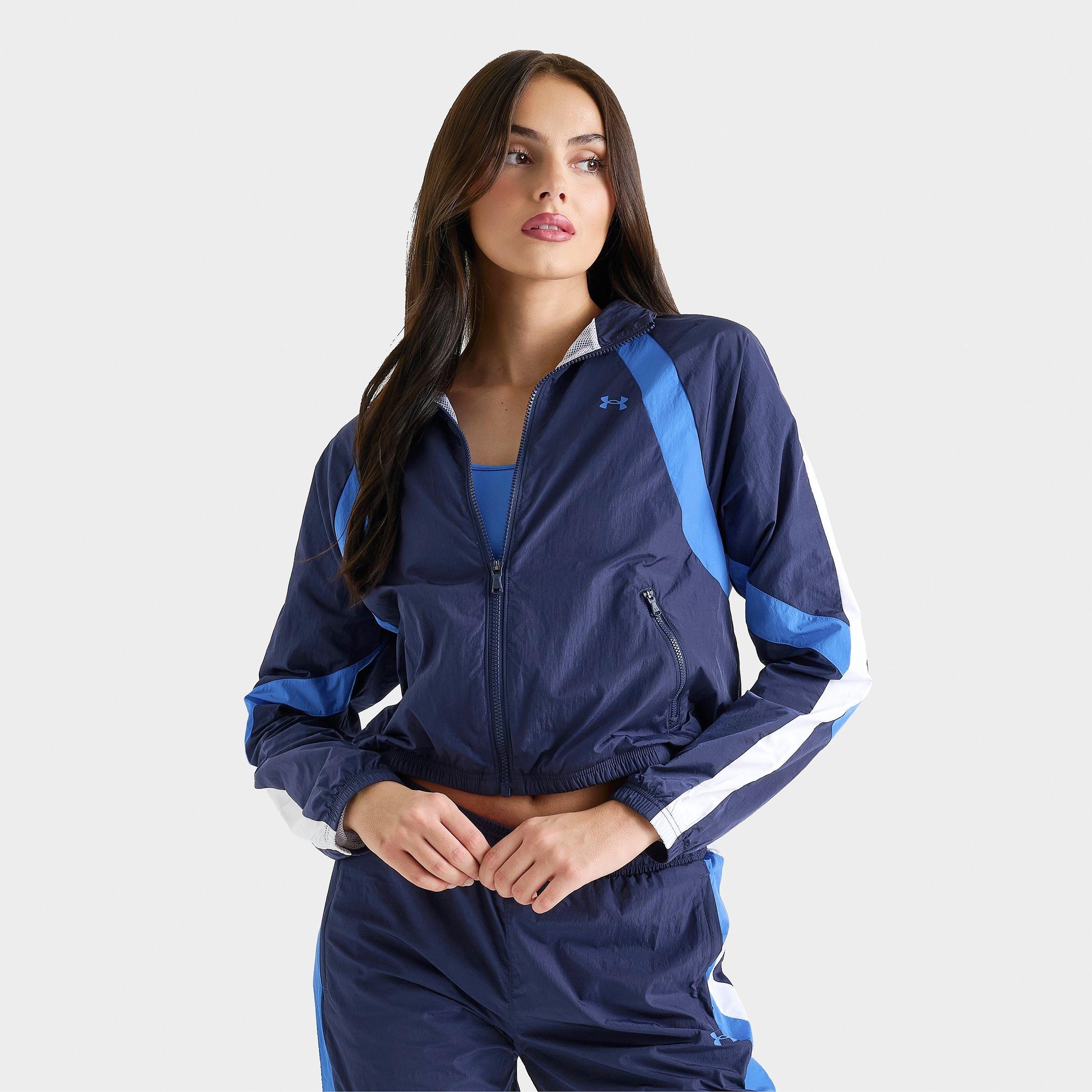 Click here for Under Armour Womens Icon Crinkle Track Jacket in N... prices