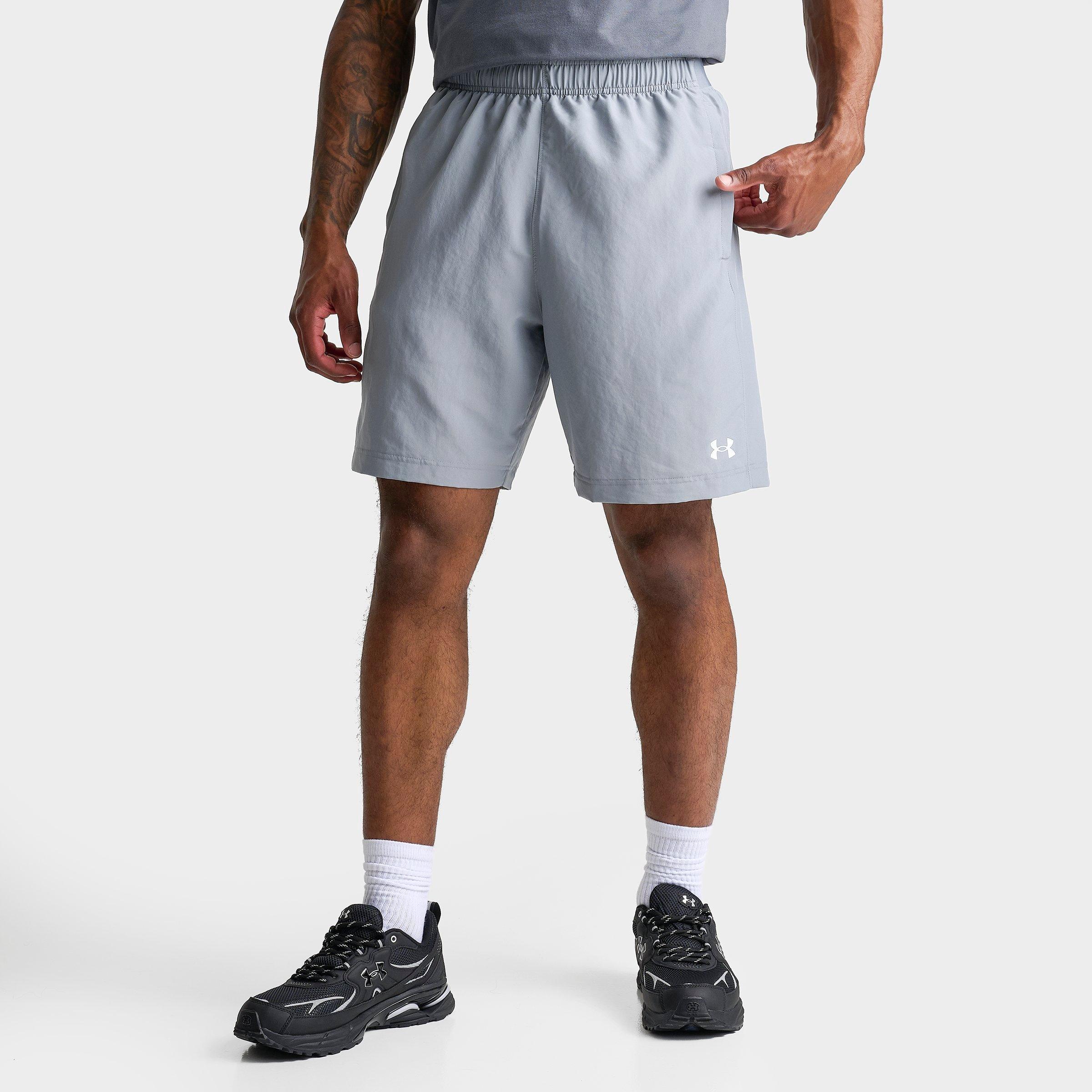 Click here for Under Armour Mens Woven WM Shorts in Steel/White S... prices