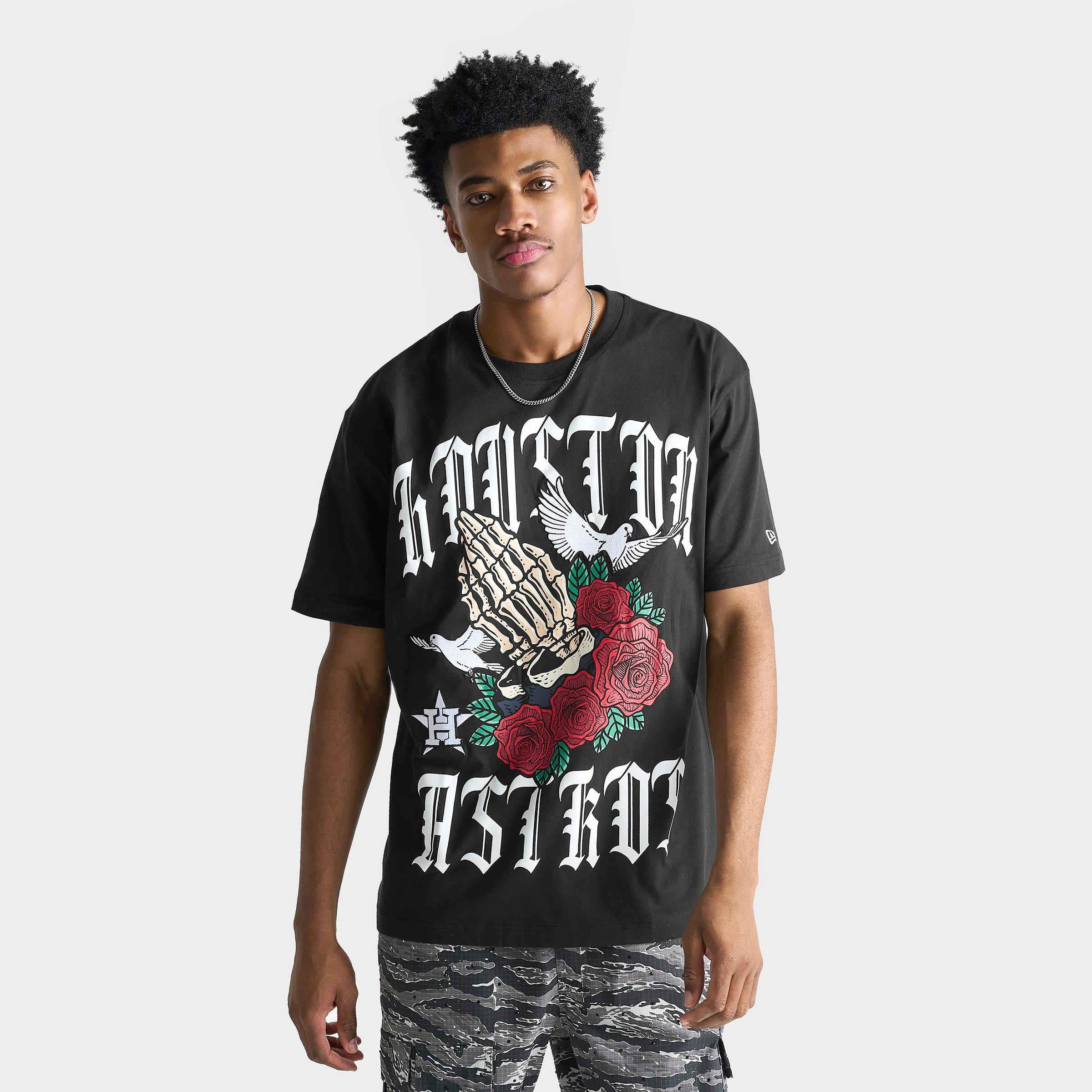 Click here for New Era Mens Houston Astros MLB Roses Graphic T-Sh... prices