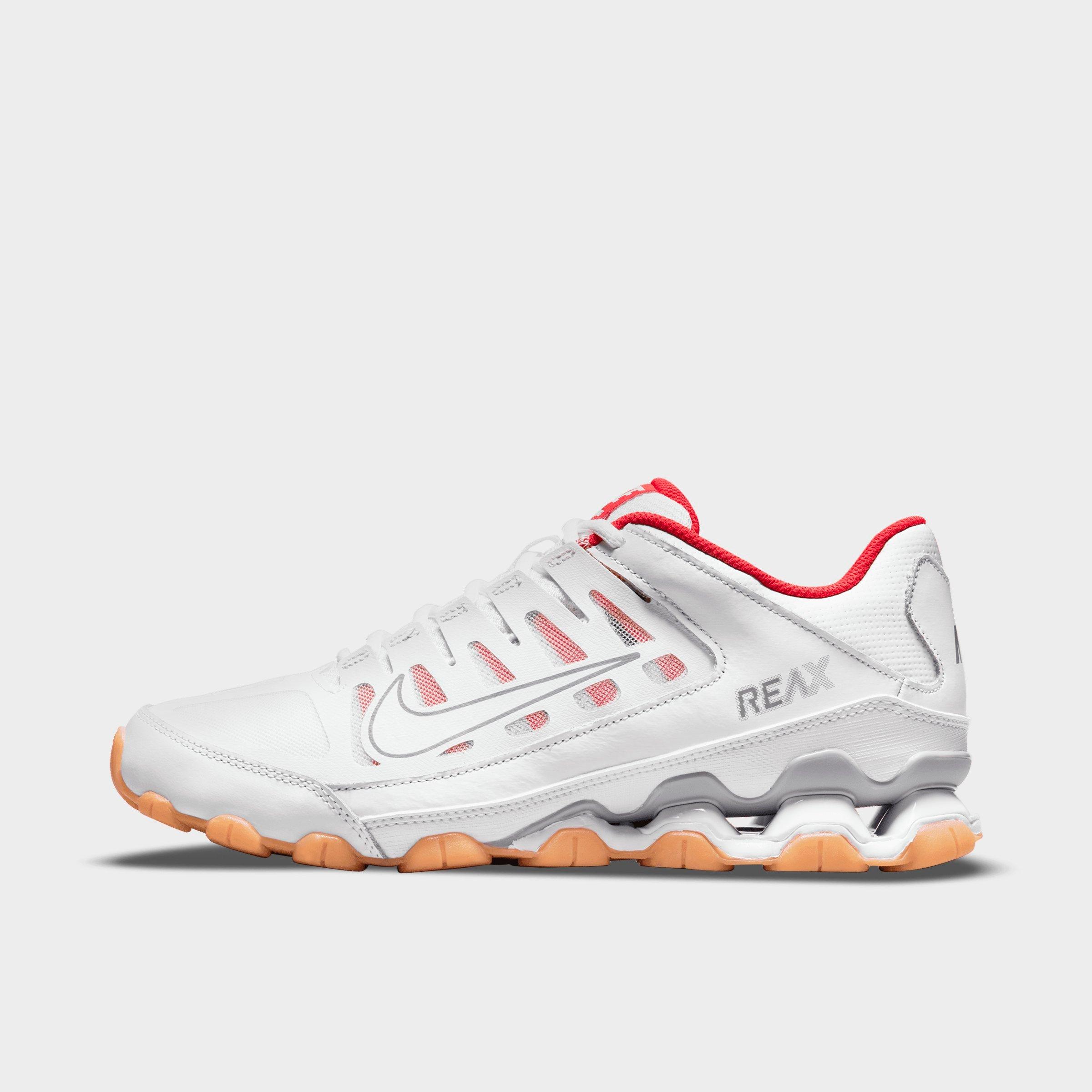 Click here for Nike Mens Reax 8 TR Training Shoes in White/Wolf G... prices