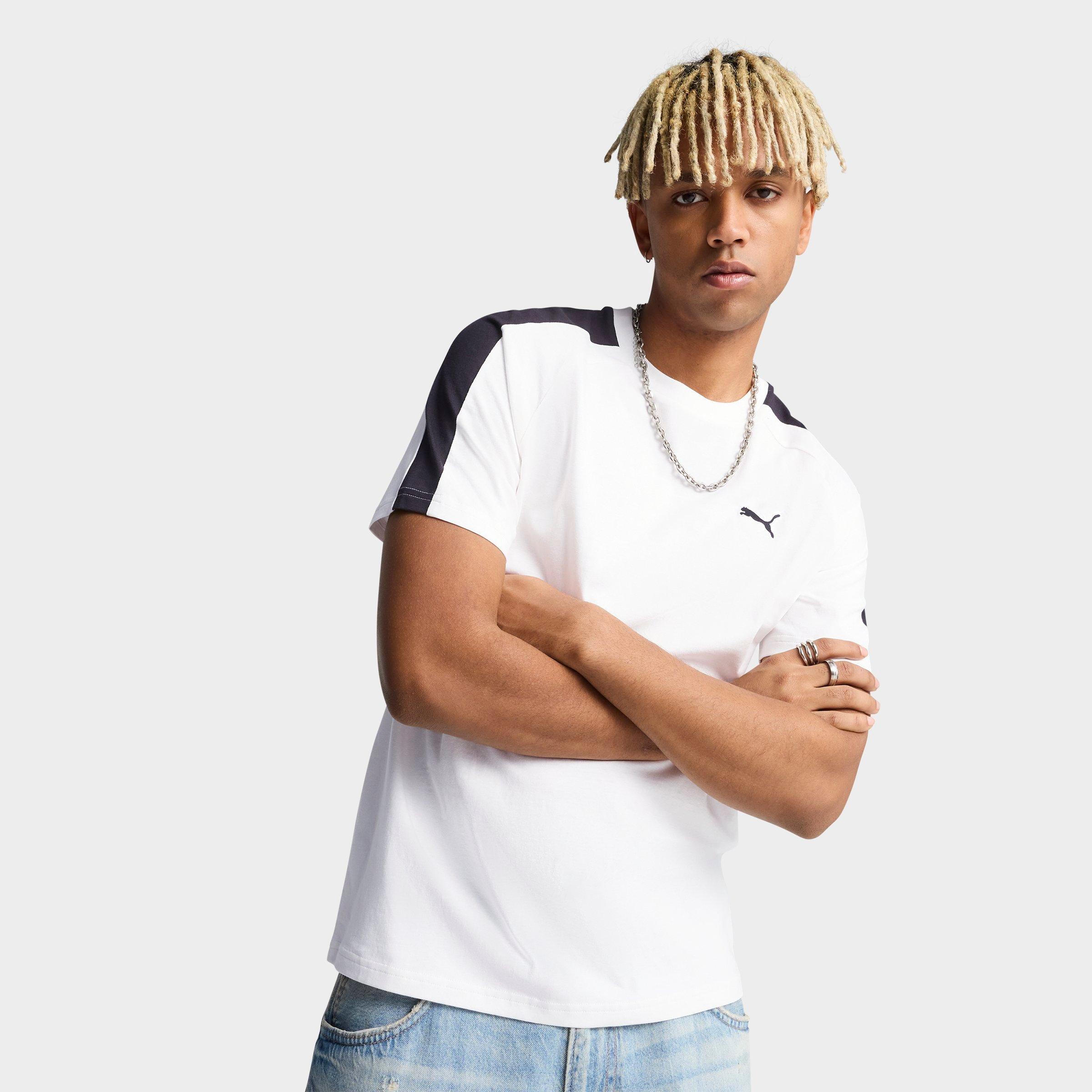 Click here for PUMA Mens T7 T-Shirt in Puma White Size: Medium prices