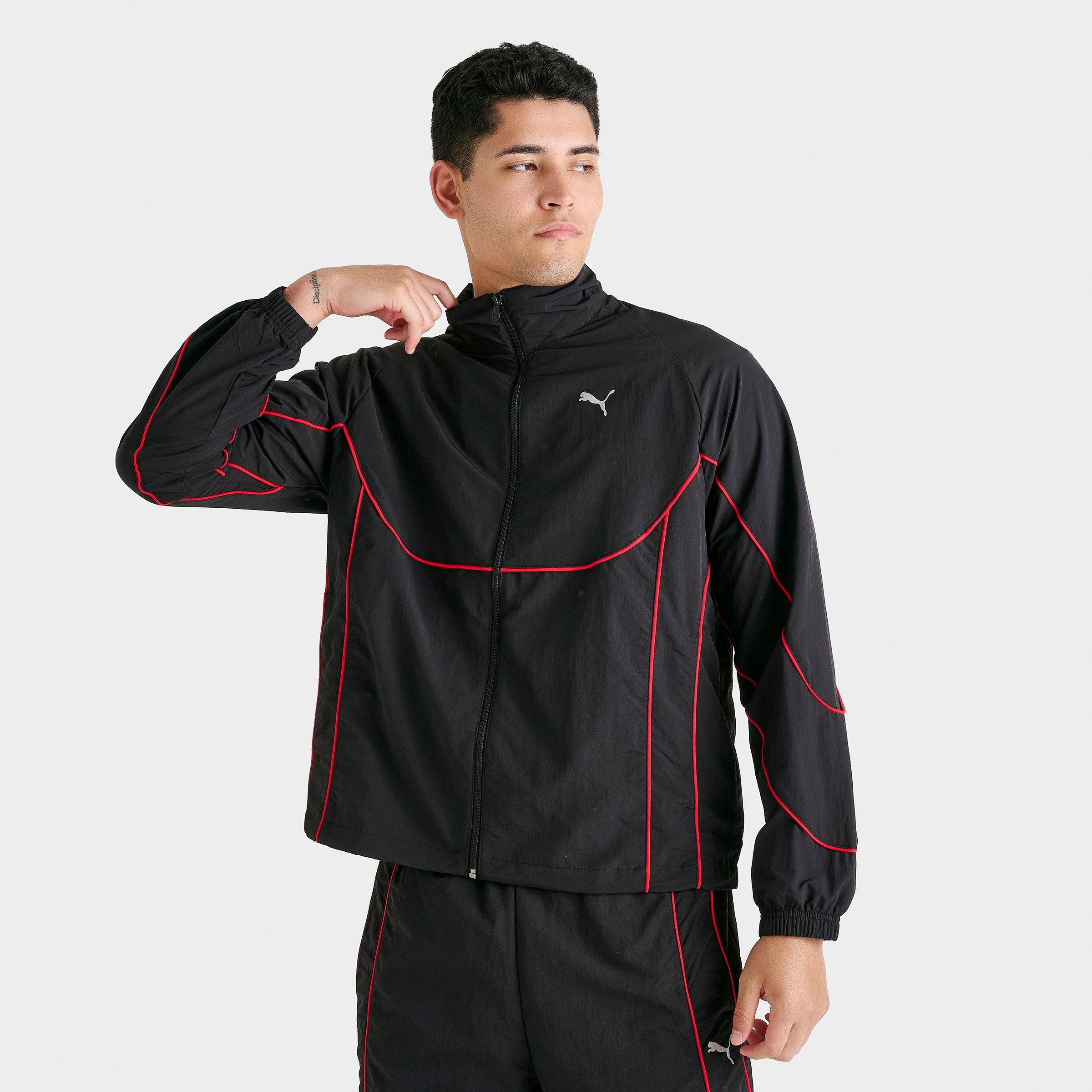 Click here for PUMA Mens TECH-X Track Jacket in Puma Black/For Al... prices